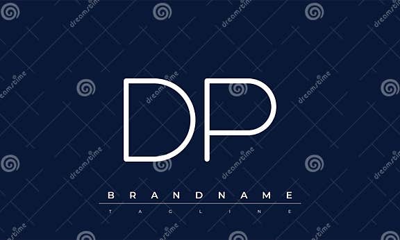 Creative DP Letter Initial Logo Vector Image Stock Vector ...