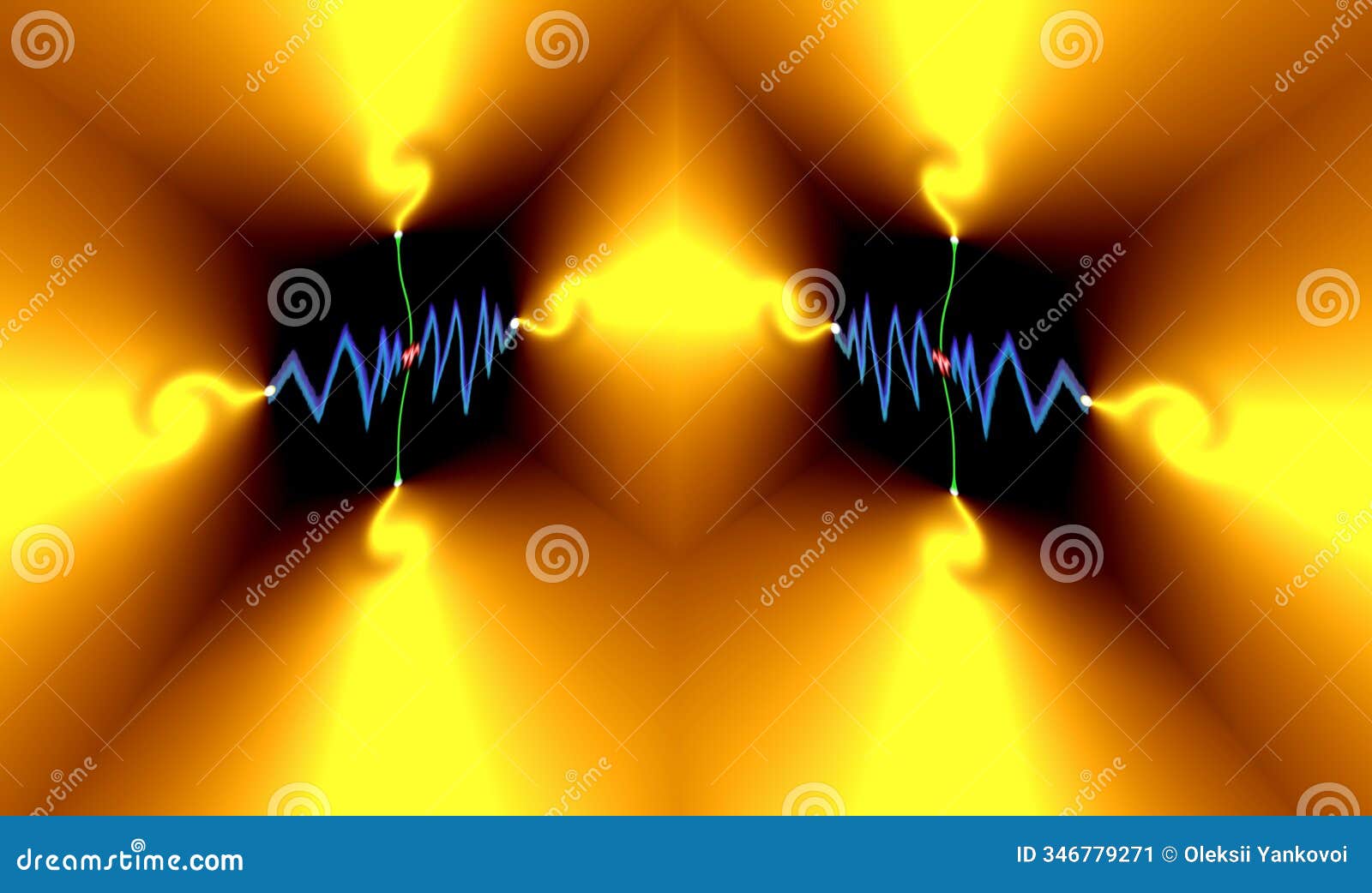 Creative Drawing of Space and Static Tension. Surrealism. Stock ...