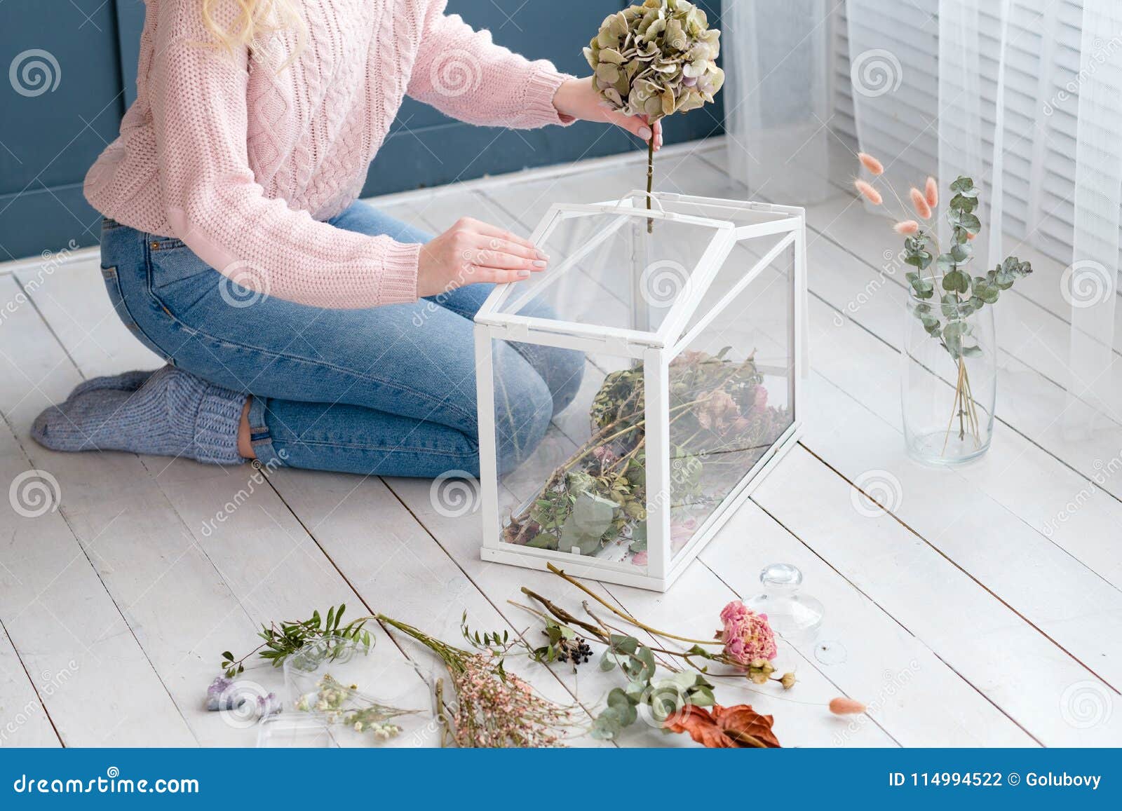 Dried Flower Arrangement Glass Box Room Decor Stock Photo - Image of ... Dried Flower Arrangement Glass Box Room Decor Stock Photo - Image of ...
