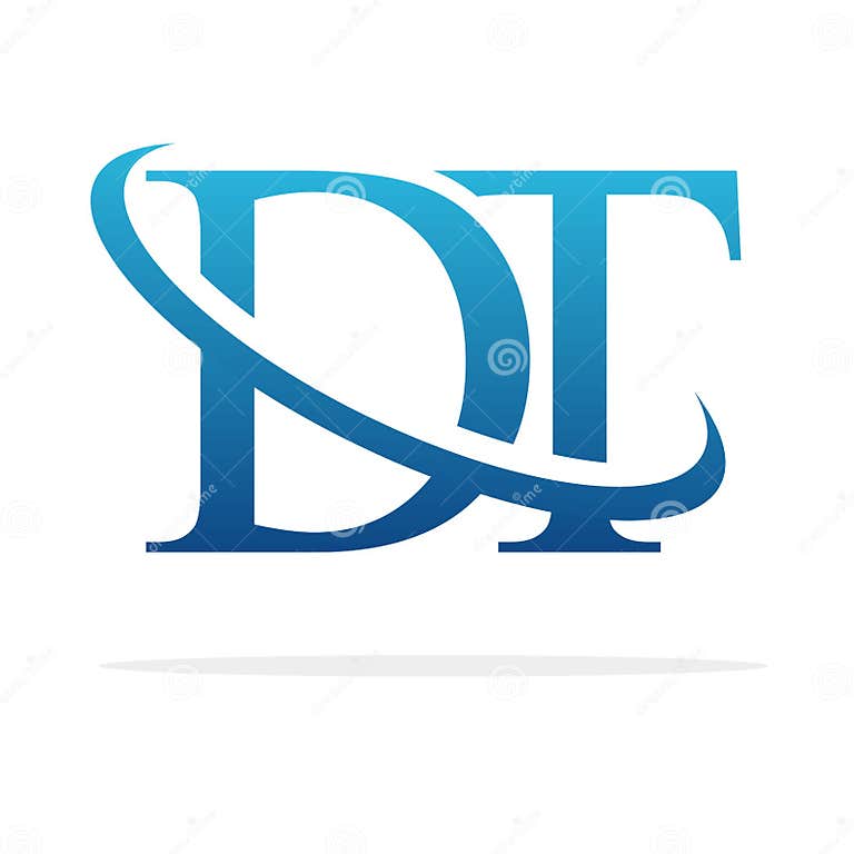 Creative DT Logo Icon Design Stock Vector - Illustration of clean ...