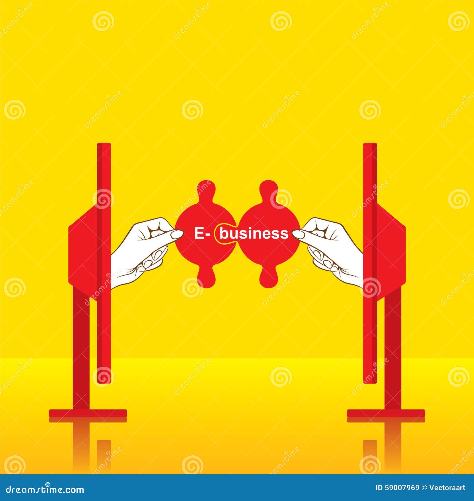 Creative E-business Concept Design Stock Vector - Illustration of ...