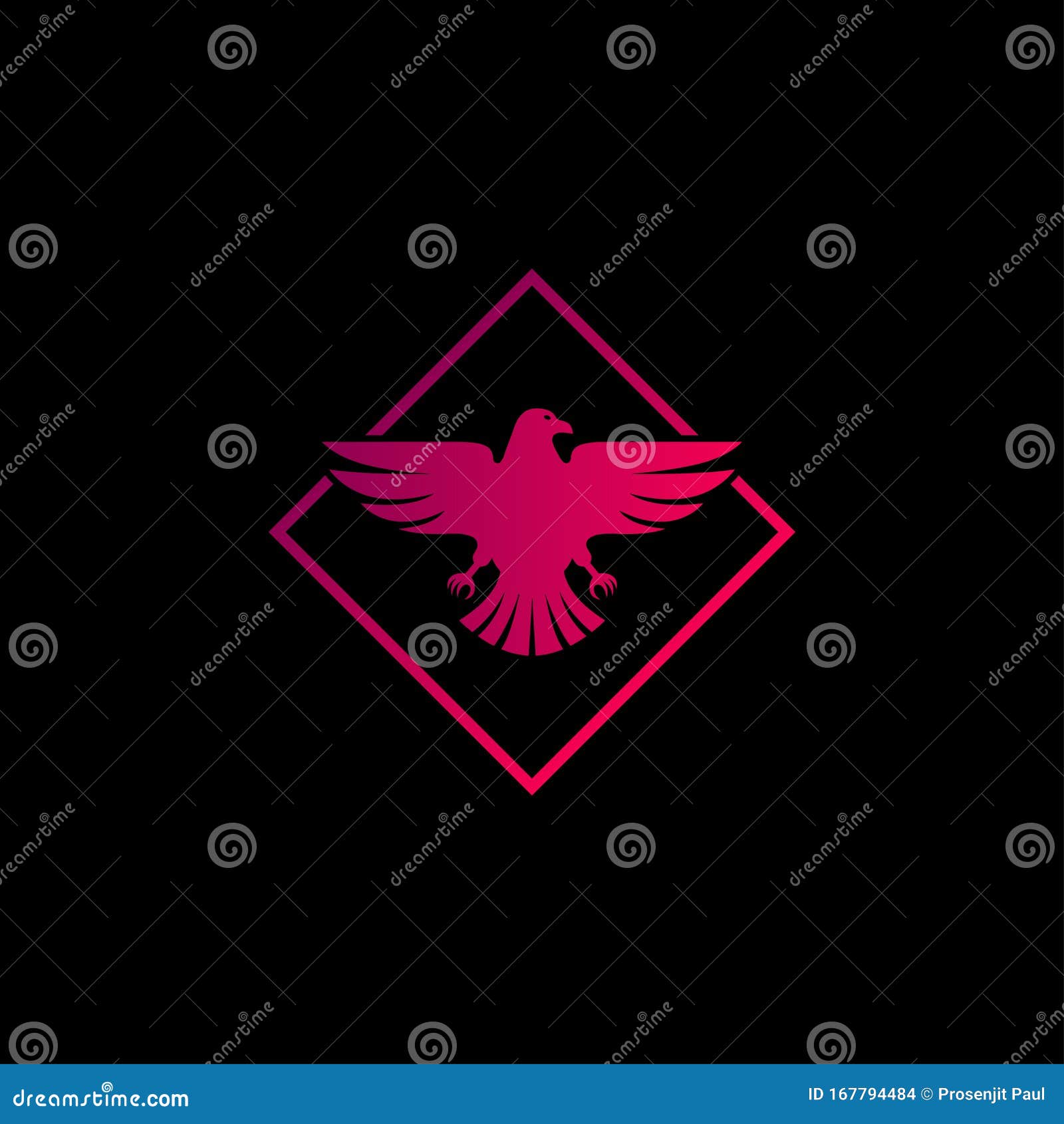 Creative Eagle Bird Logo Design Vector Stock Vector - Illustration of ...