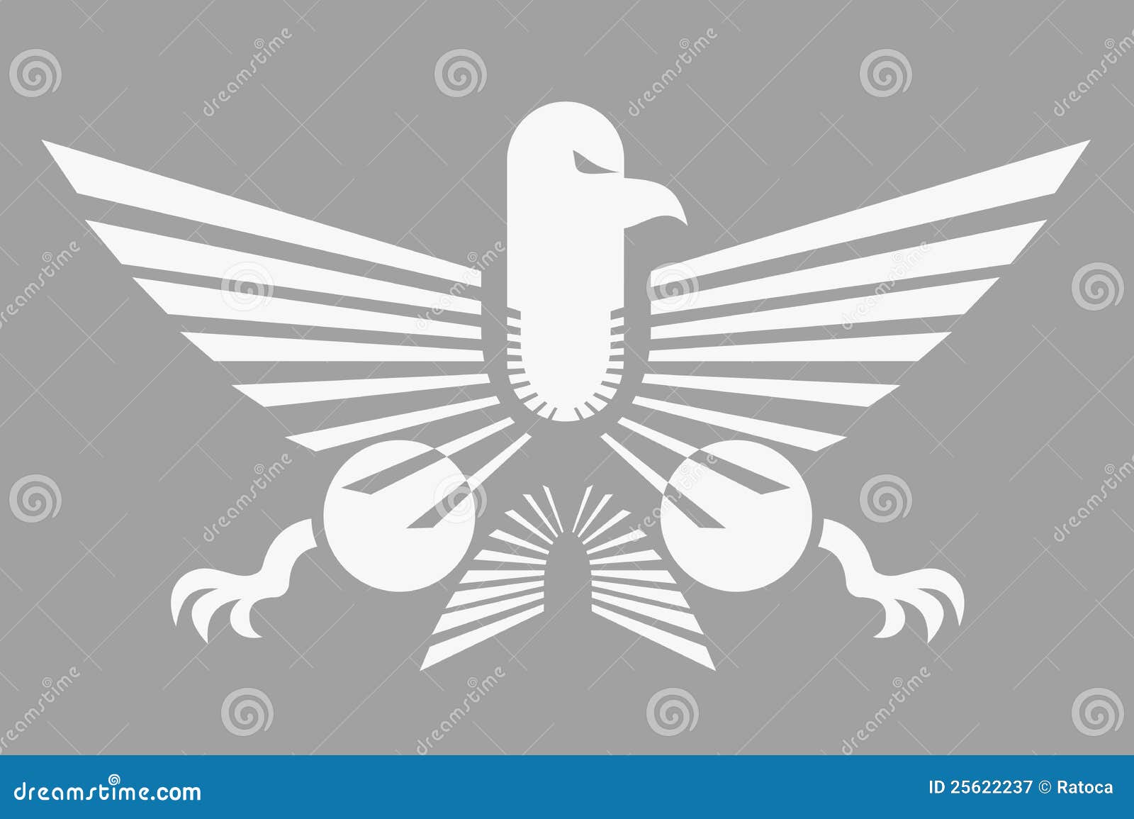 Creative eagle design stock vector. Illustration of black - 25622237