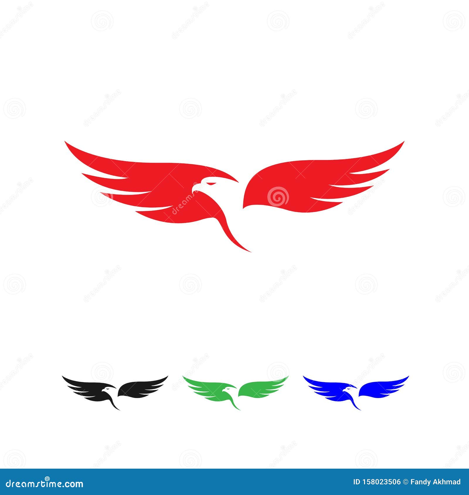 Creative Eagle Head Logo Vector Business Concept Stock Vector ...
