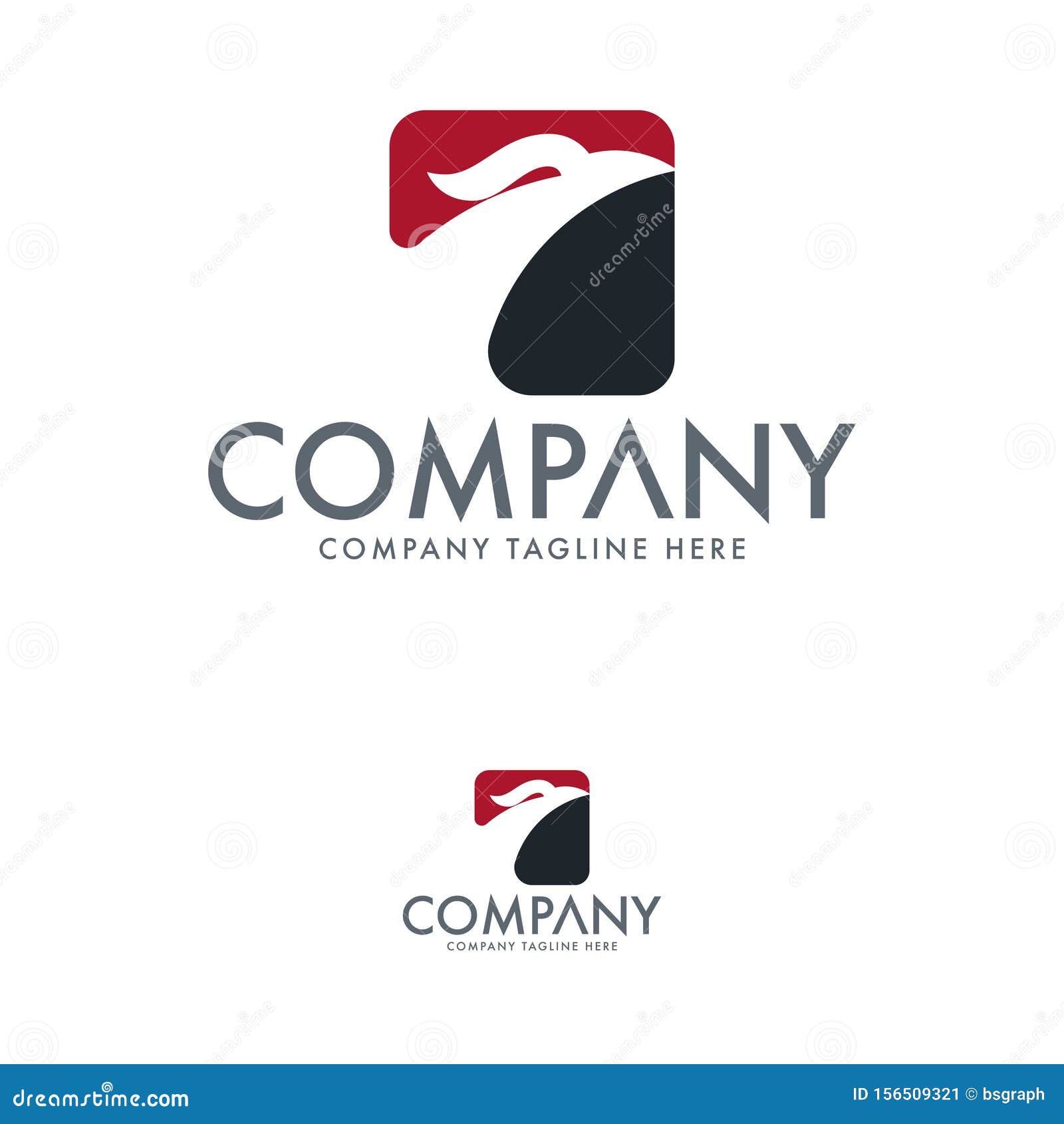 Creative Eagle Logo Template Design Stock Illustration - Illustration ...