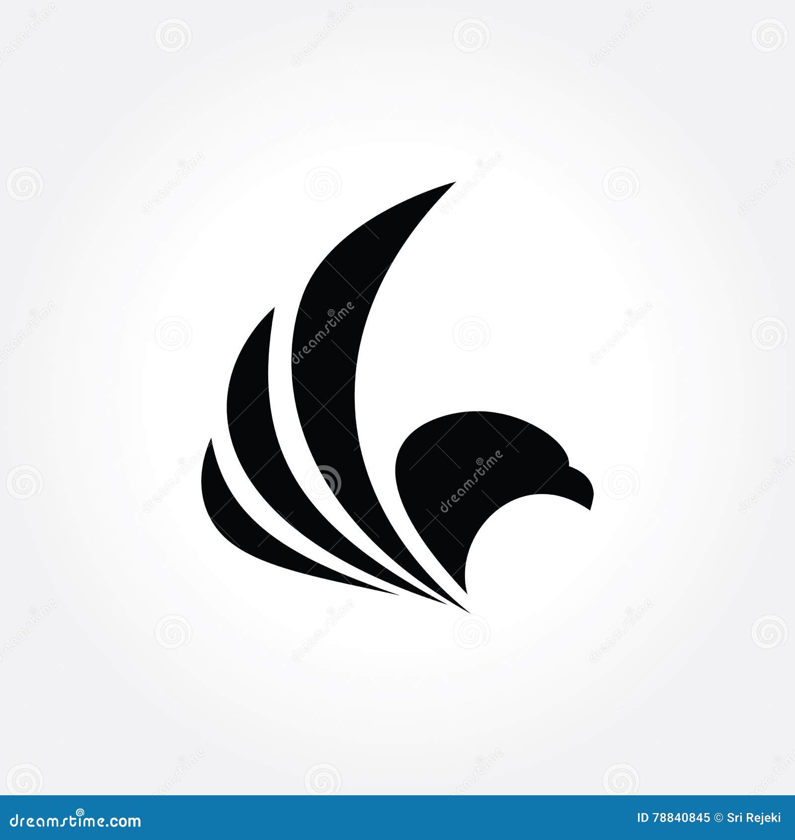 Creative Eagle Symbol. Vector Illustration Stock Vector - Illustration ...