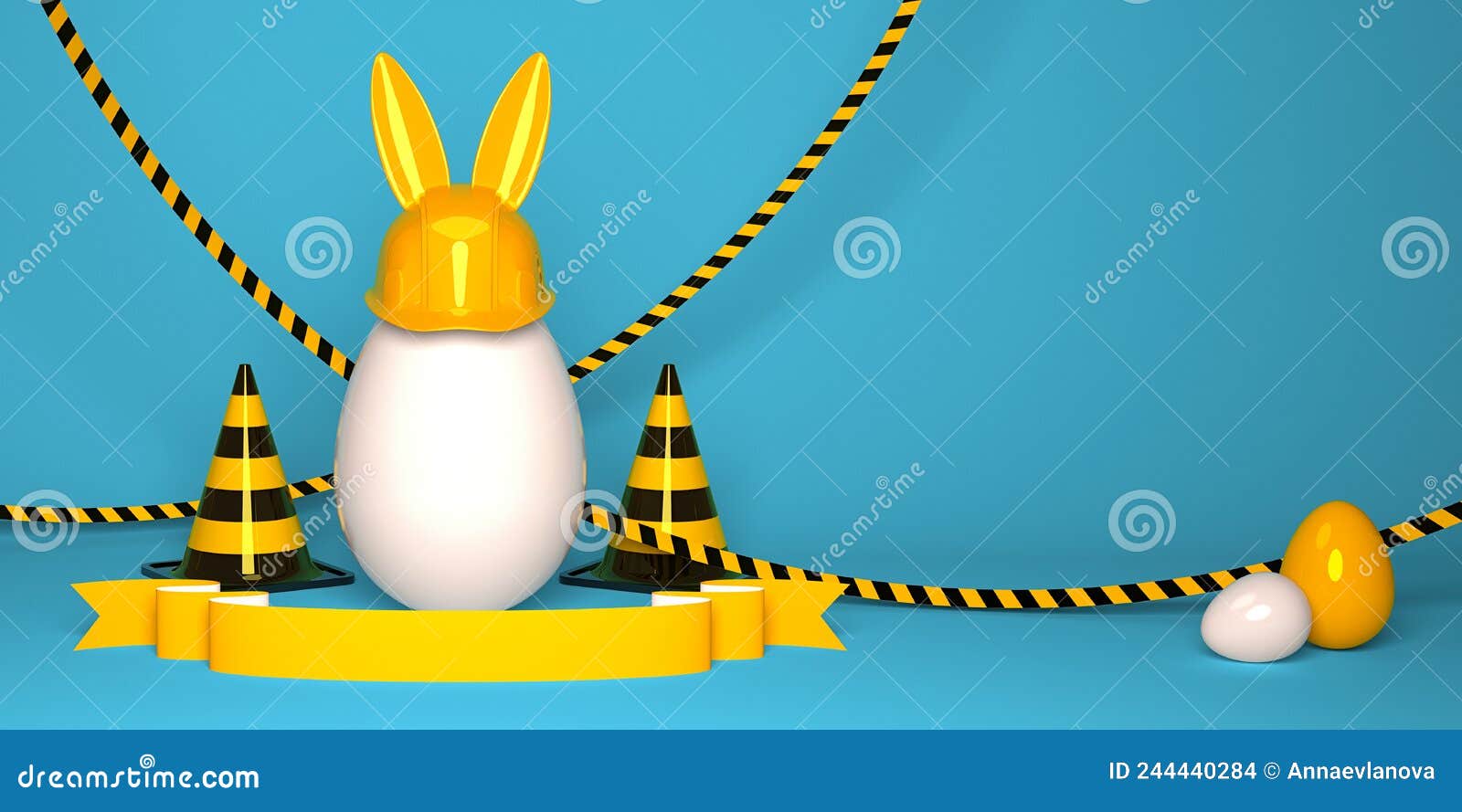 Creative Easter Template for a Road Engineering and Construction ...