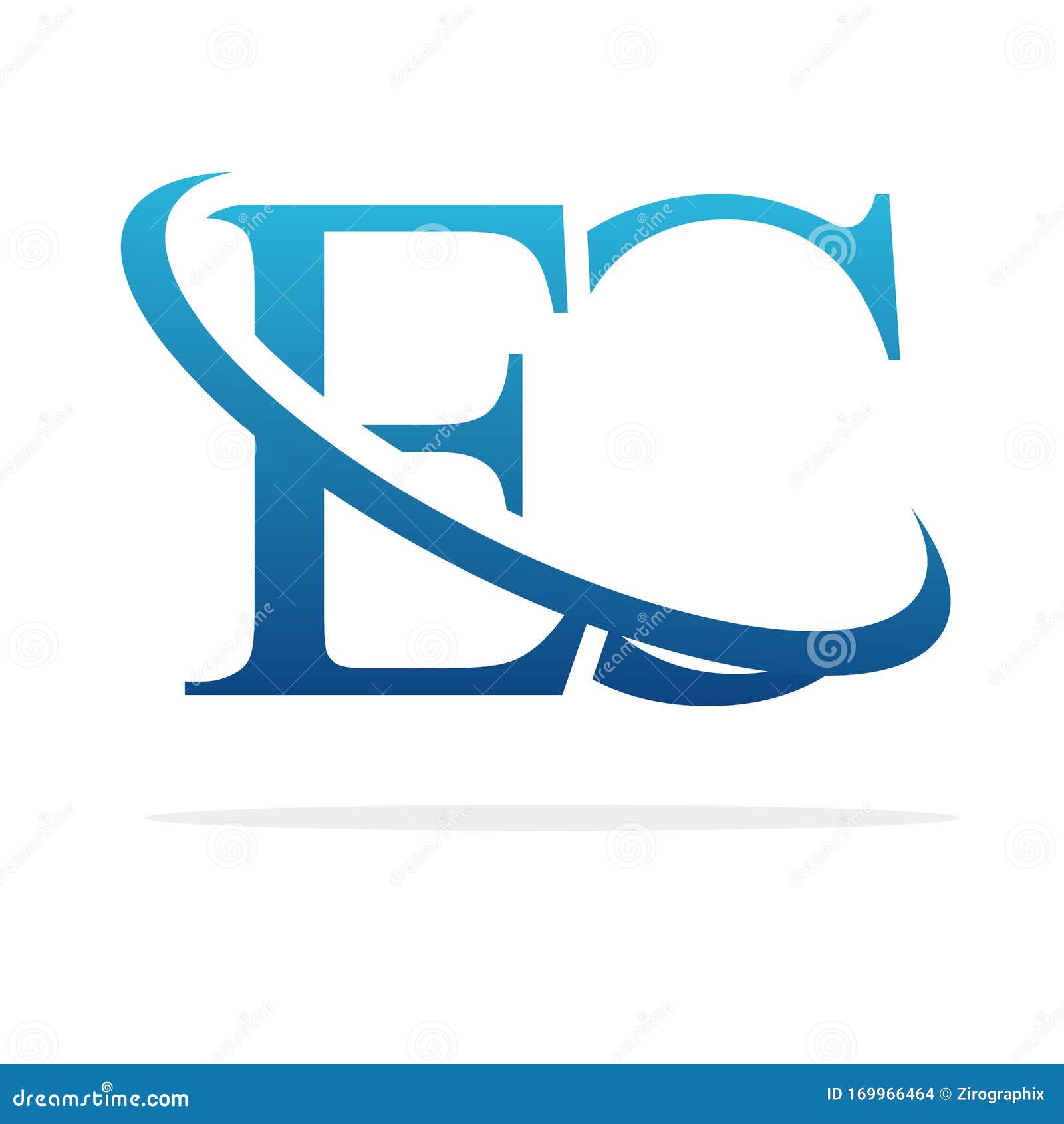 Creative EC Logo Icon Design Stock Vector - Illustration of blue ...