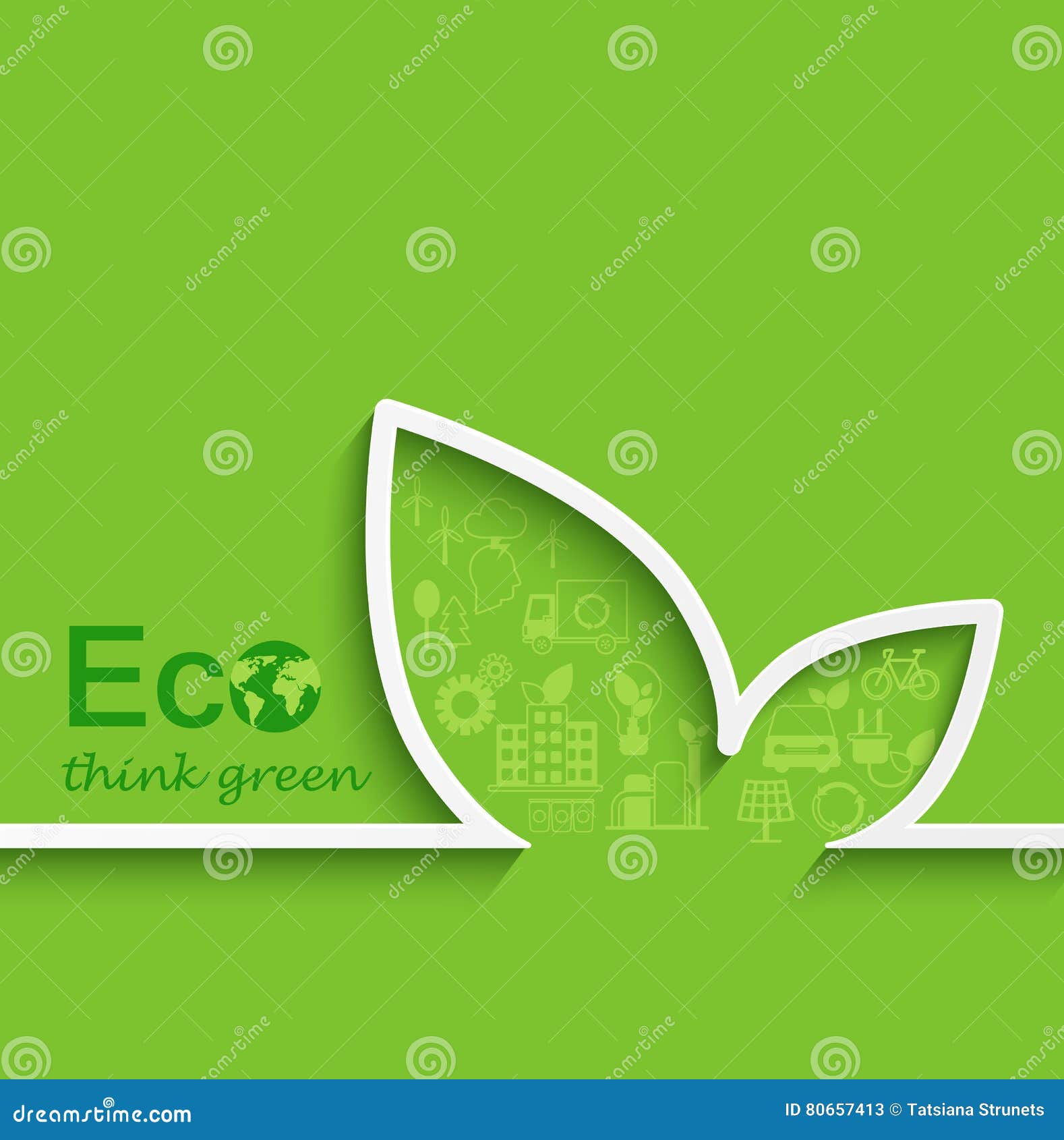Creative Eco Concept Design. Stock Vector - Illustration of ...