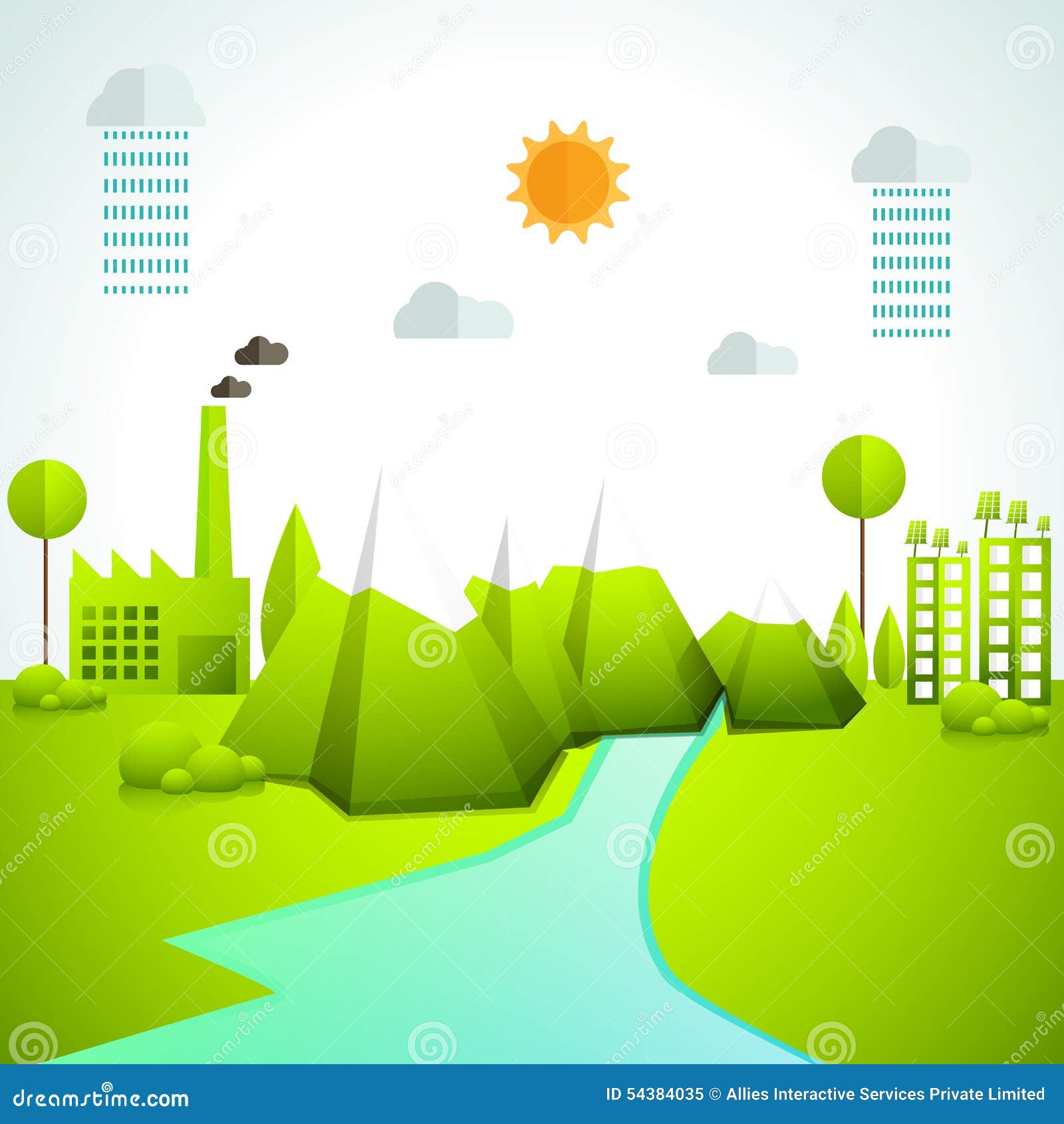 Creative Ecology Infographic Elements. Stock Illustration ...