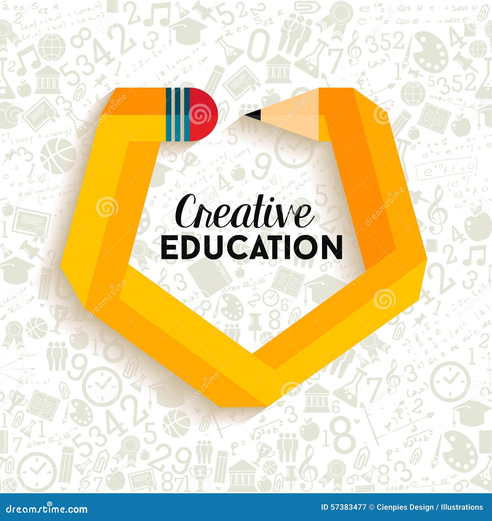 Creative Education Concept Illustration Stock Vector - Illustration of ...