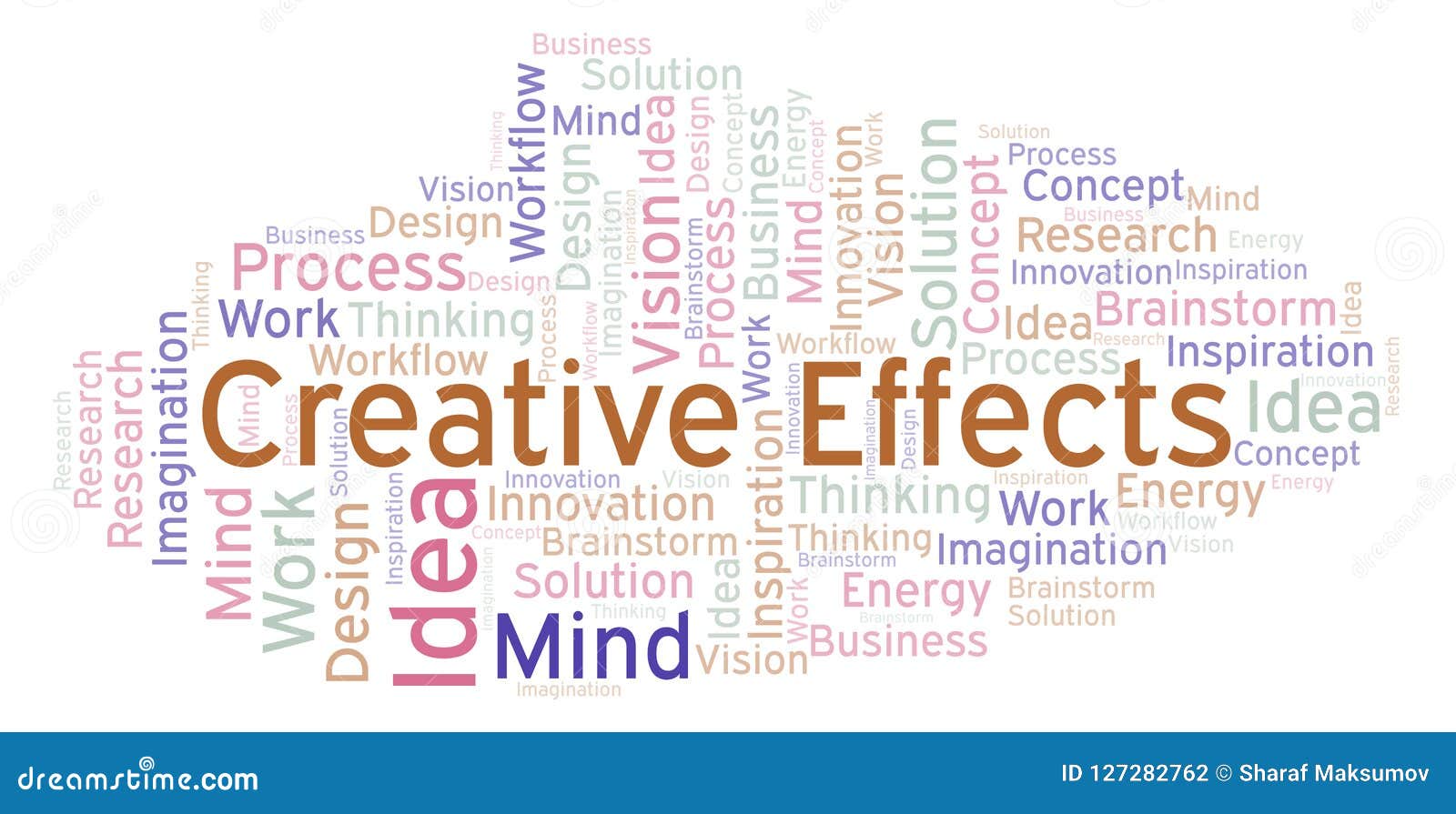 Creative Effects Word Cloud, Made With Text Only Royalty-Free Cartoon ...