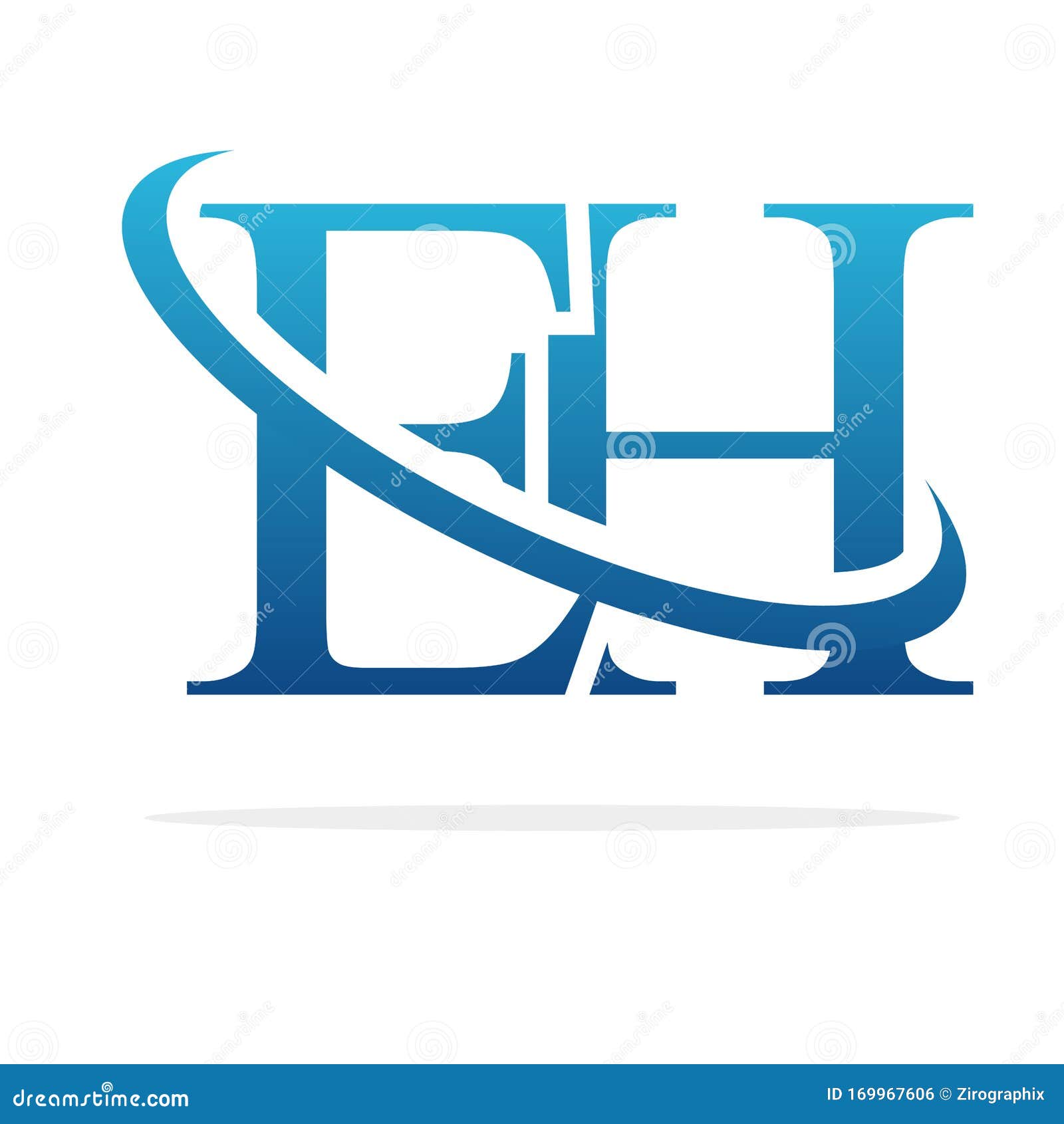 Creative EH Logo Icon Design Stock Vector - Illustration of alphabet ...