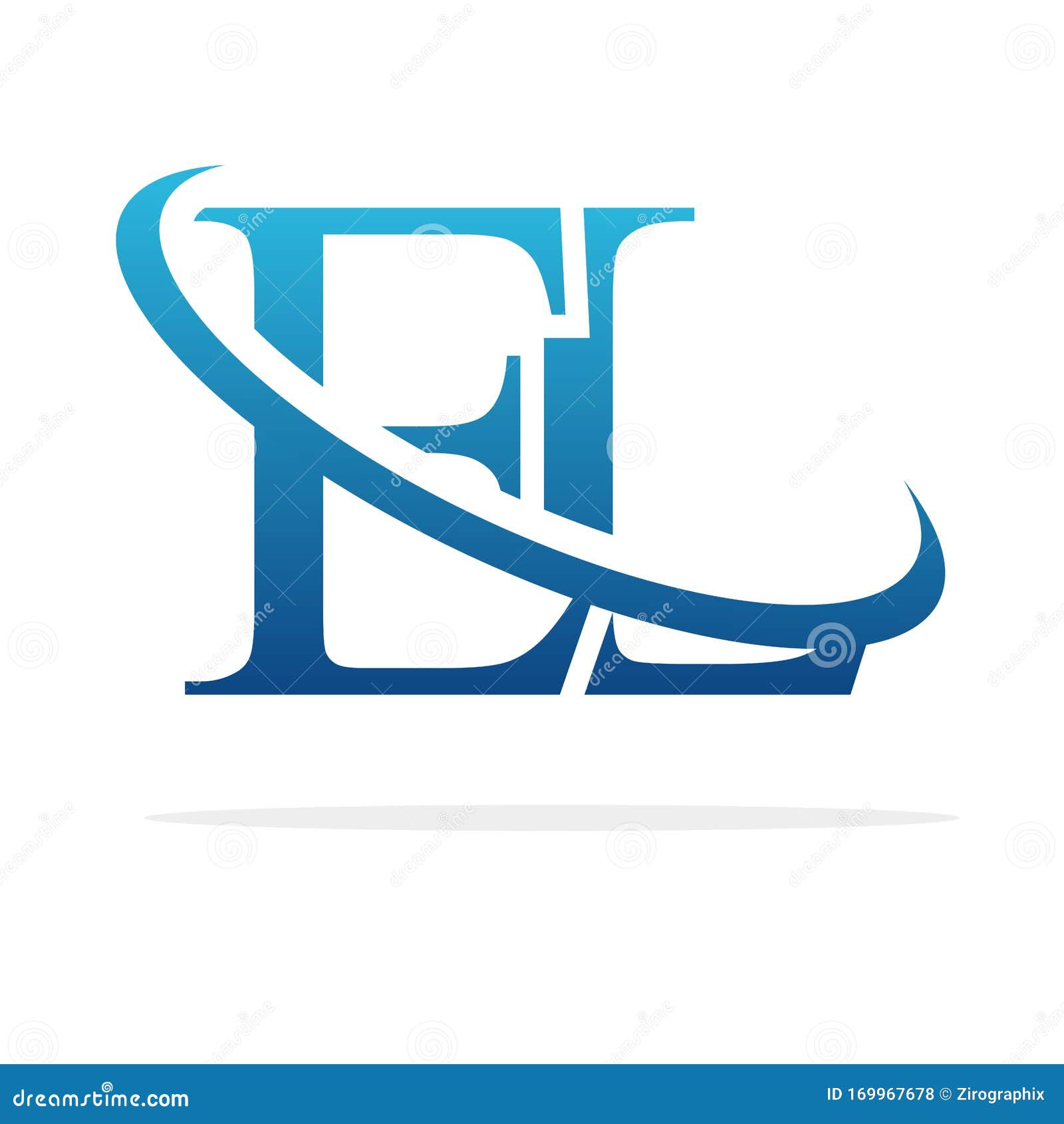 Creative EL Logo Icon Design Stock Vector - Illustration of vector ...