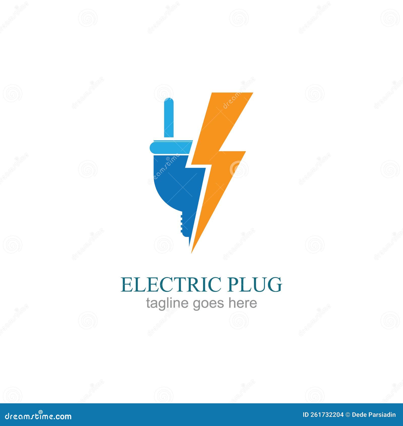 Creative Electrical Plug Logo Concept Vector Design Stock Vector ...