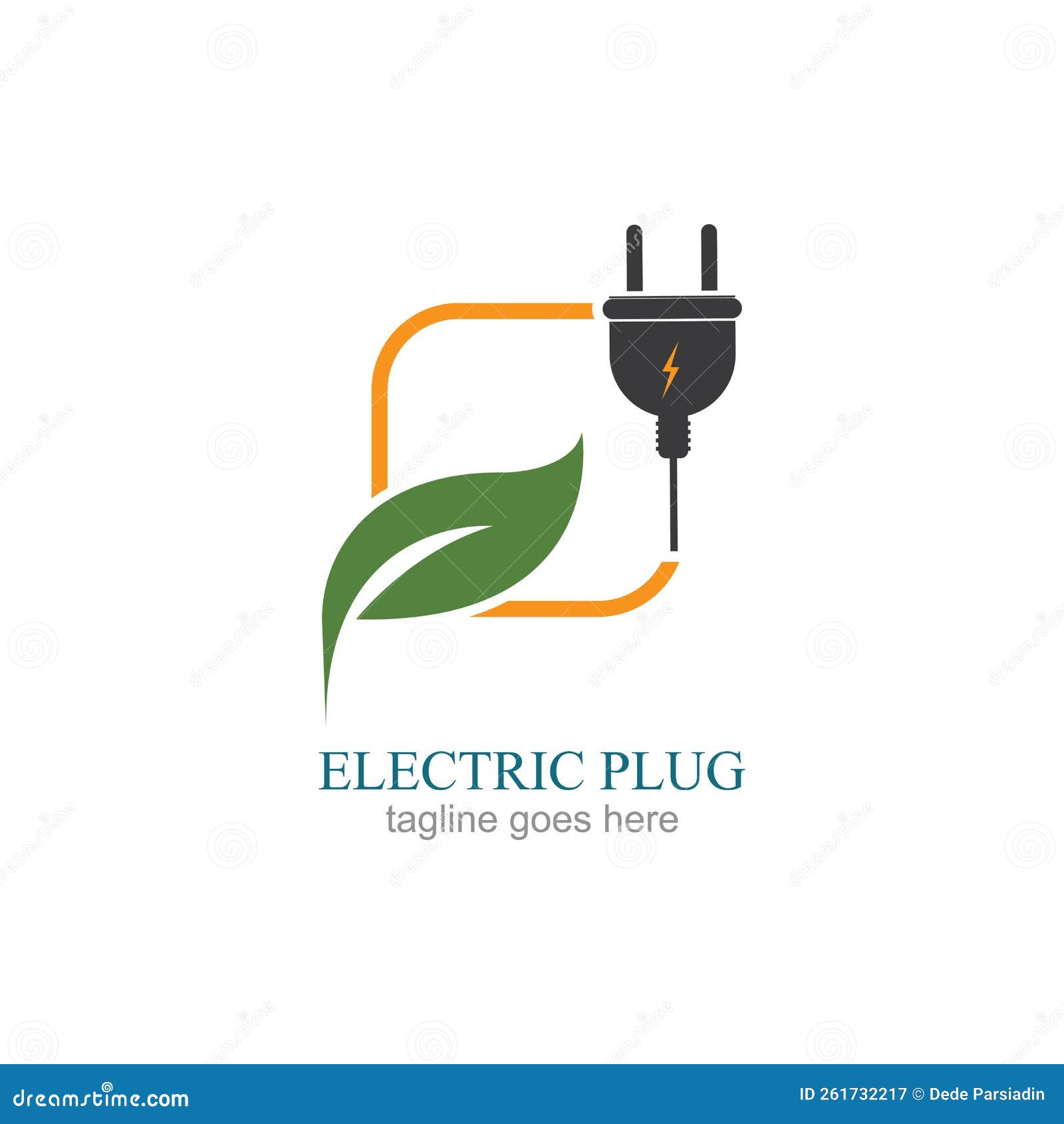 Creative Electrical Plug Logo Concept Vector Design Stock Vector ...