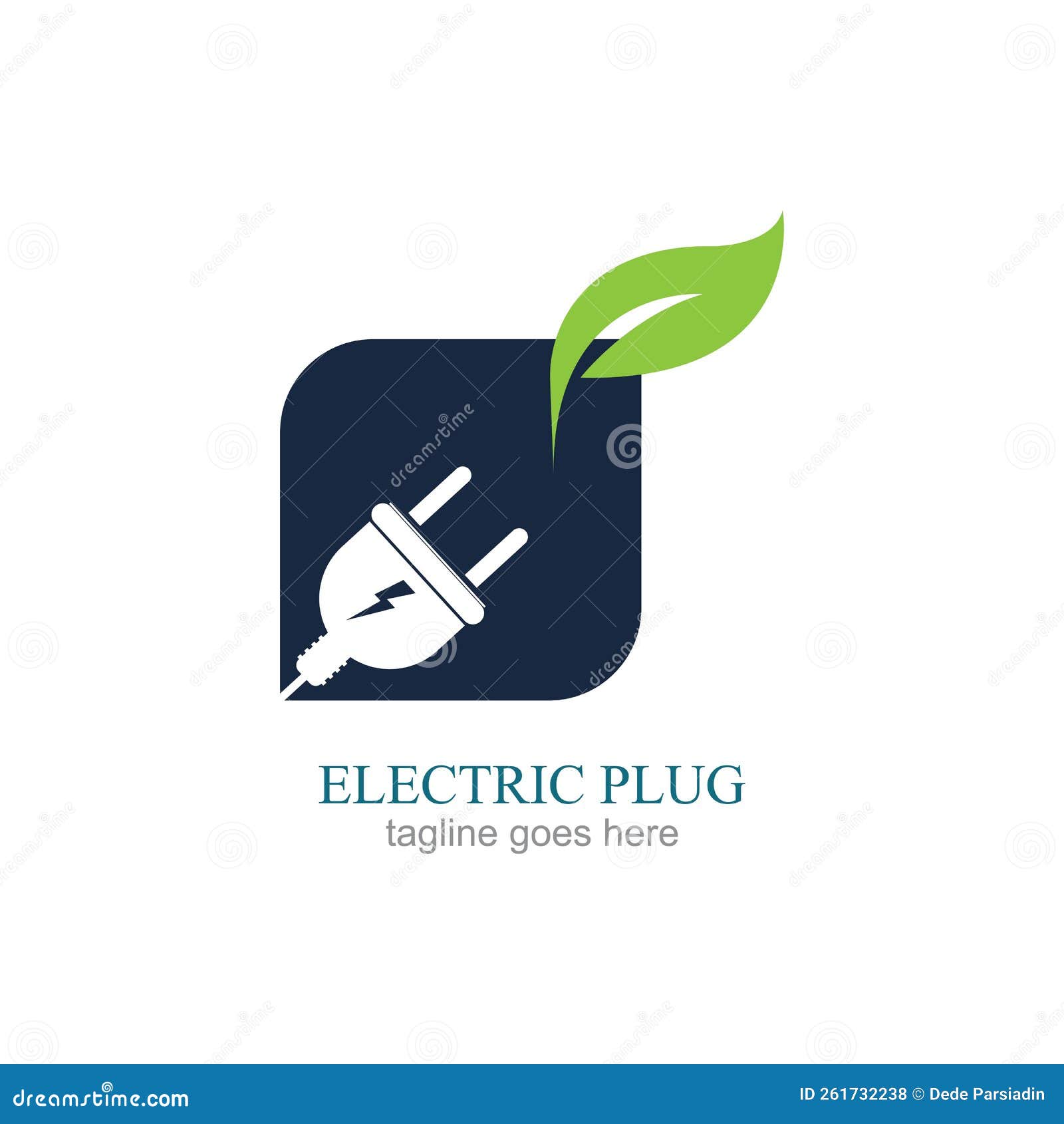 Creative Electrical Plug Logo Concept Vector Design Stock Vector ...