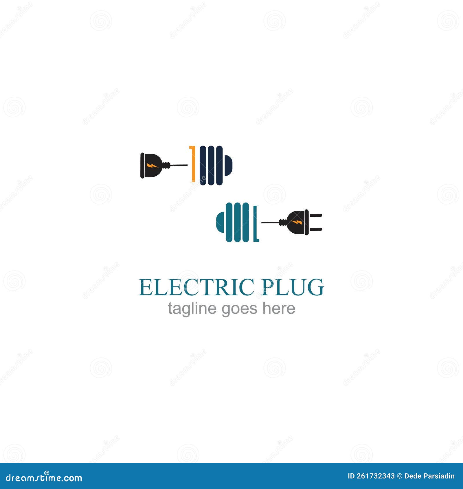 Creative Electrical Plug Logo Concept Vector Design Stock Vector ...