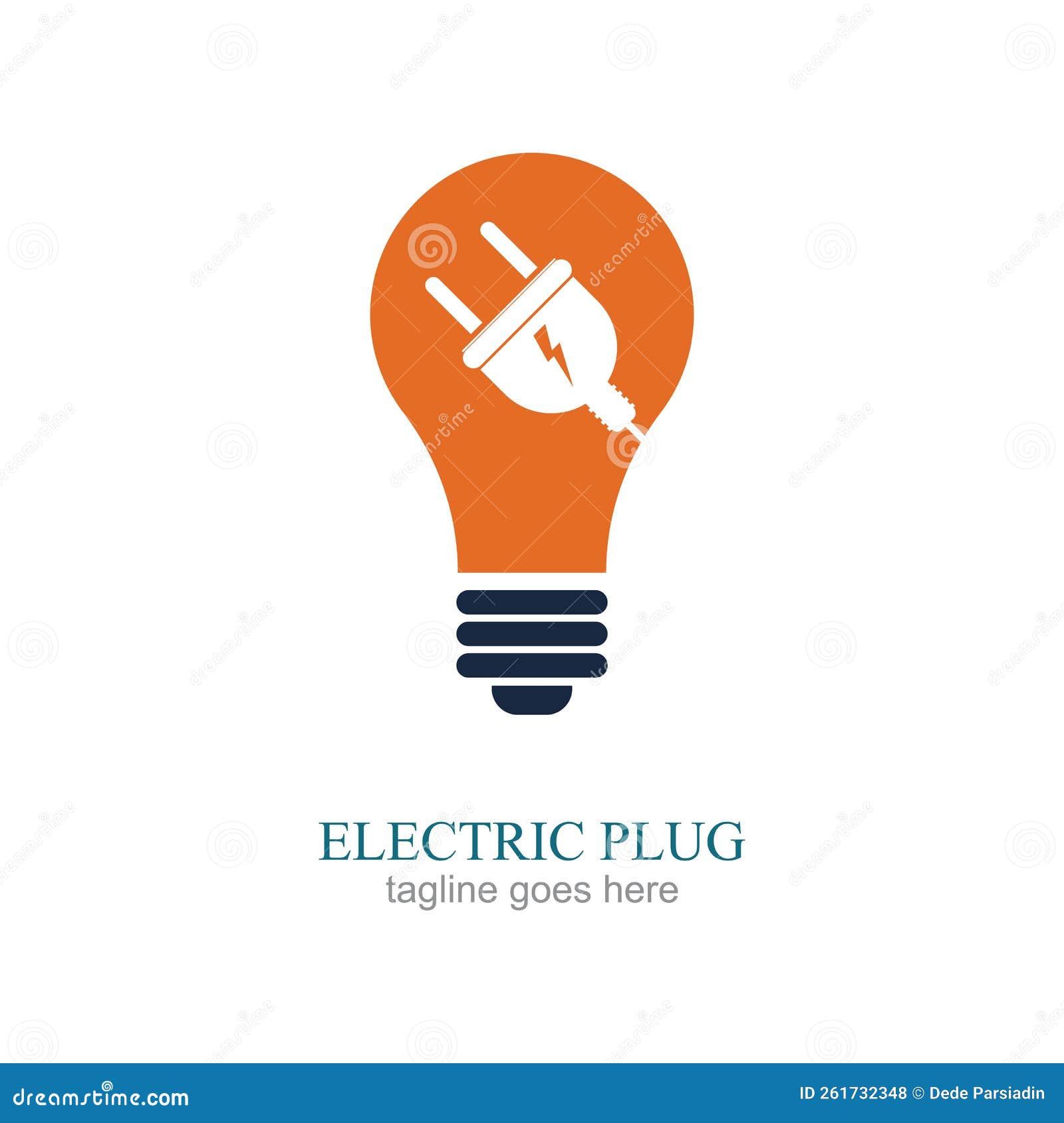 Creative Electrical Plug Logo Concept Vector Design Stock Vector ...