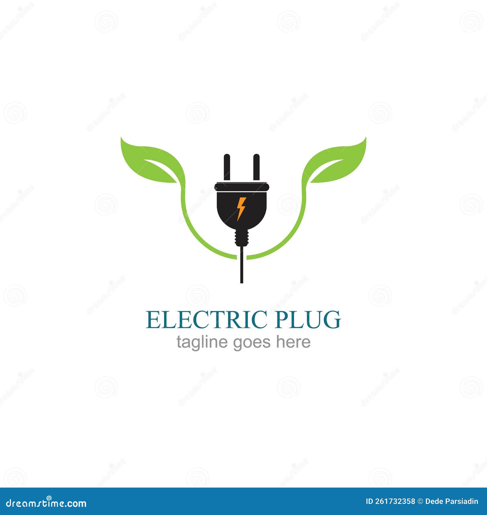 Creative Electrical Plug Logo Concept Vector Design Stock Vector ...