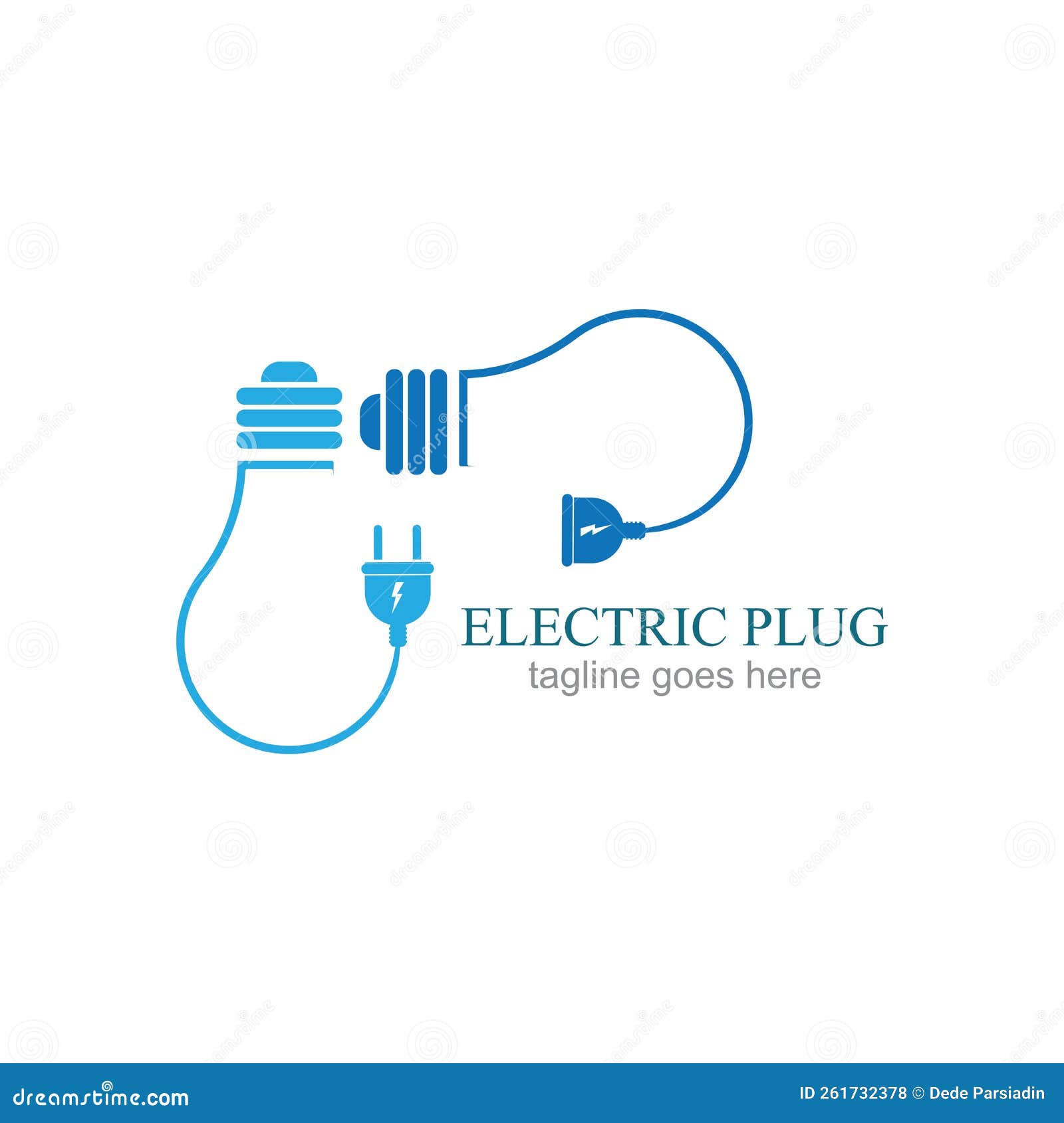 Creative Electrical Plug Logo Concept Vector Design Stock Vector ...