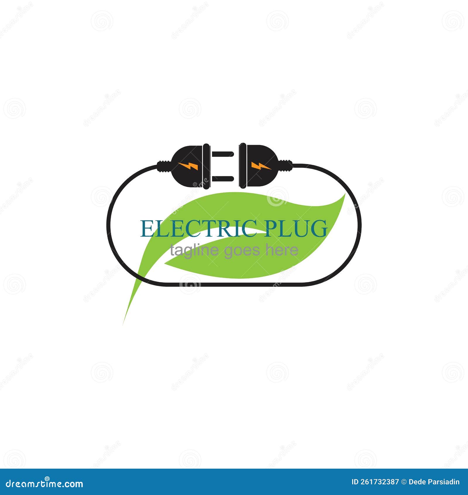 Creative Electrical Plug Logo Concept Vector Design Stock Vector ...
