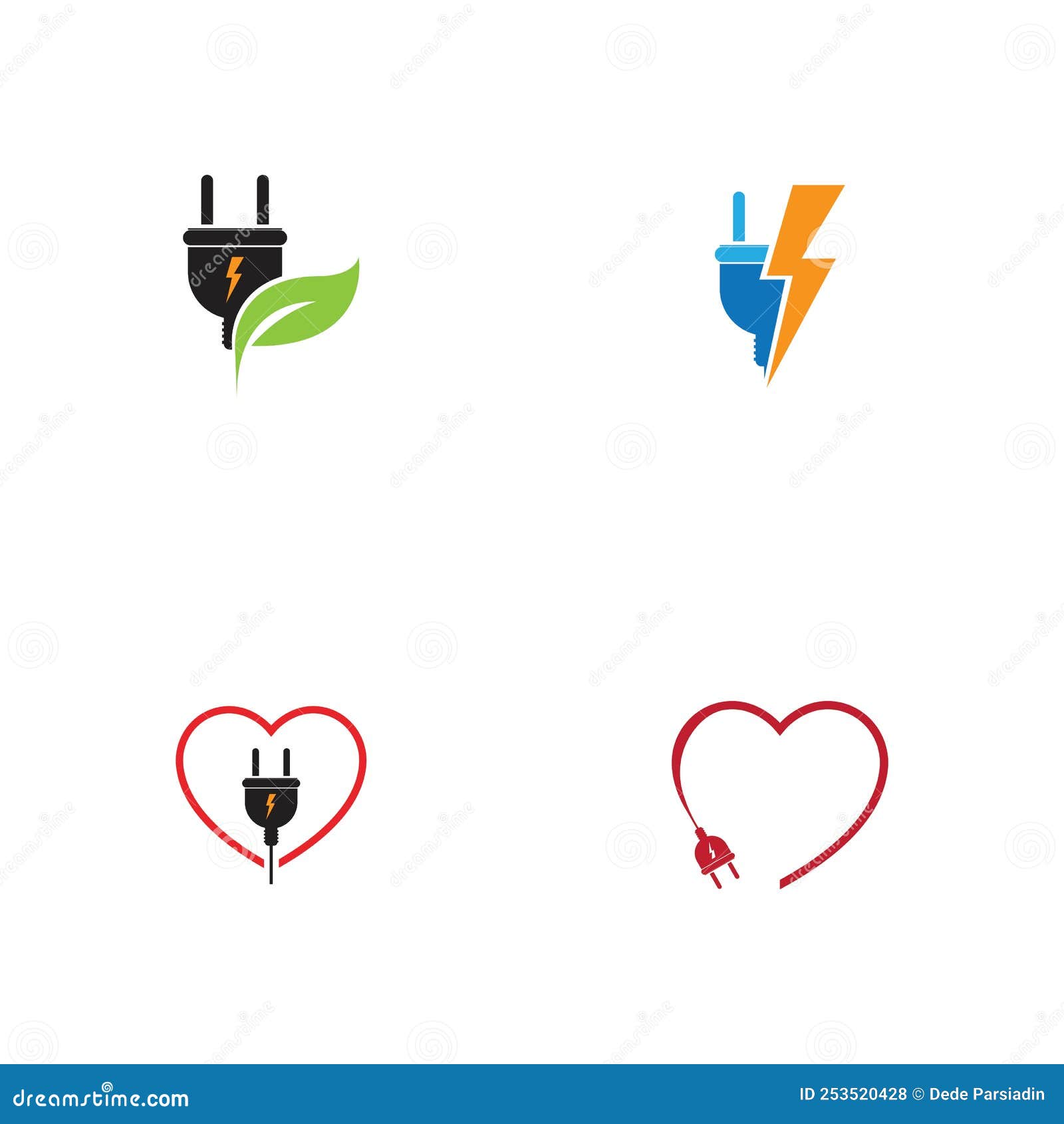 Creative Electrical Plug Logo Concept Vector Design Stock Vector ...