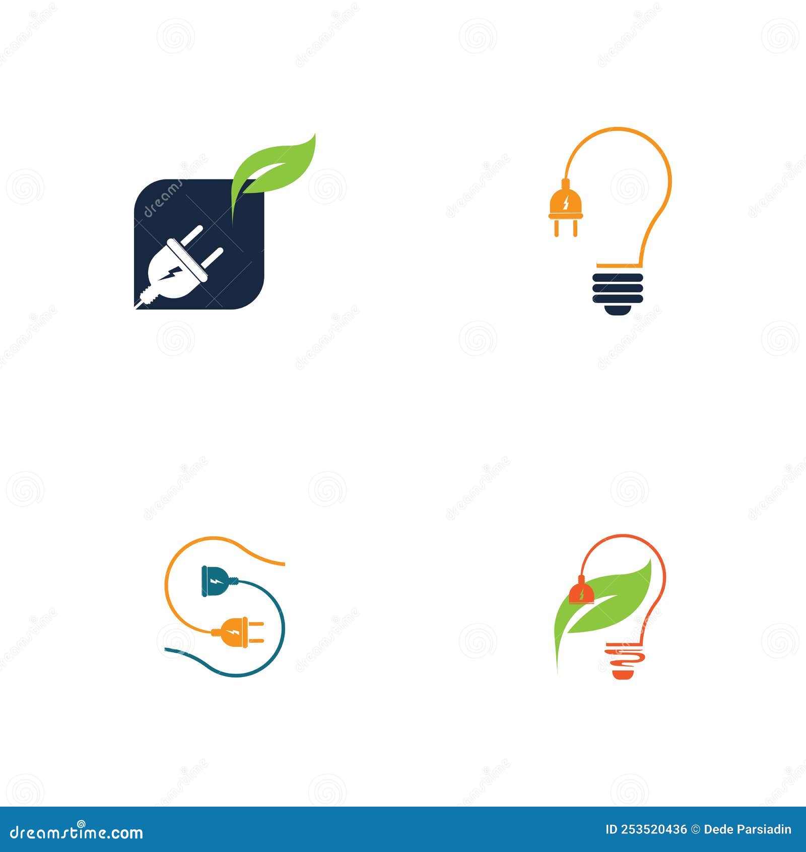 Creative Electrical Plug Logo Concept Vector Design Stock Vector ...
