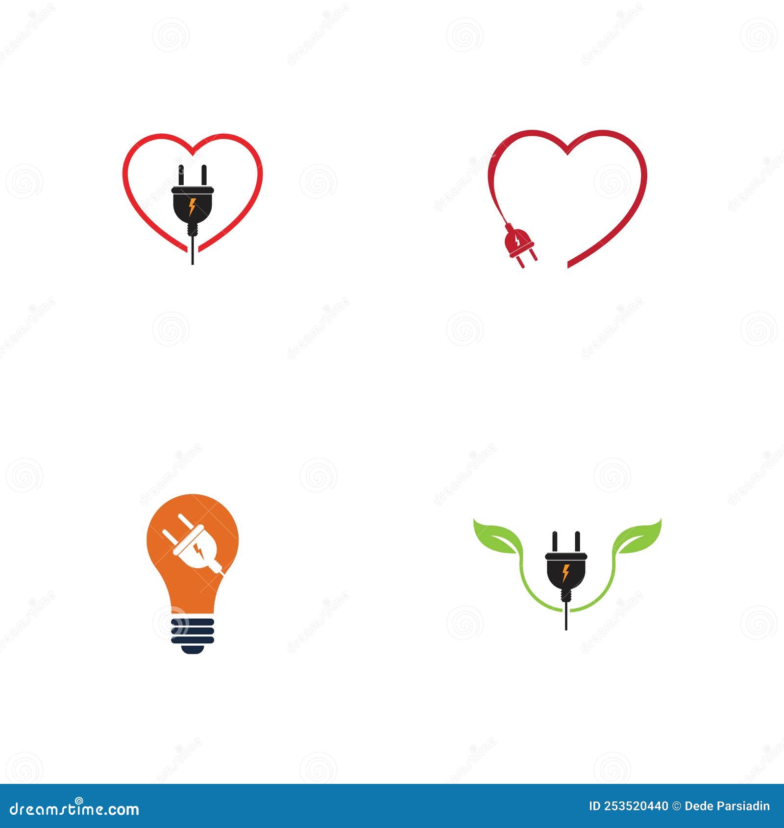 Creative Electrical Plug Logo Concept Vector Design Stock Vector ...