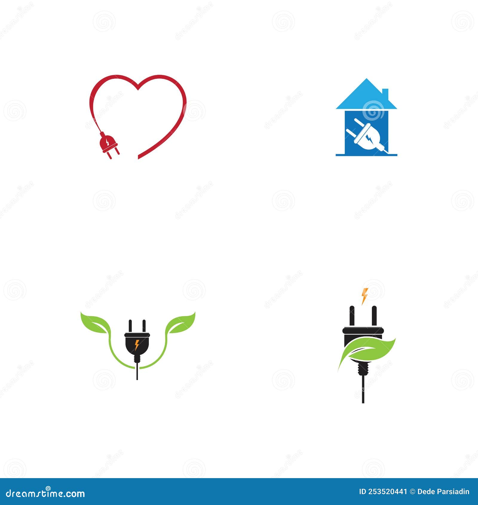 Creative Electrical Plug Logo Concept Vector Design Stock Vector ...