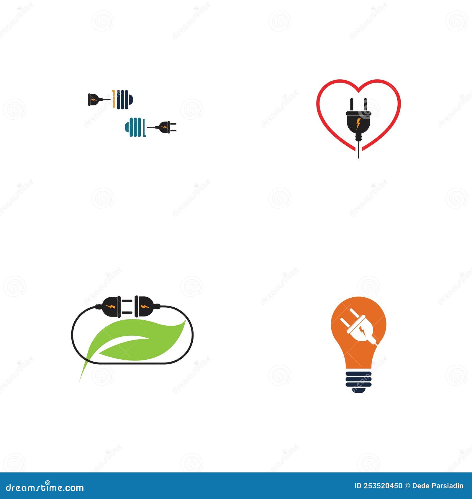 Creative Electrical Plug Logo Concept Vector Design Stock Vector ...