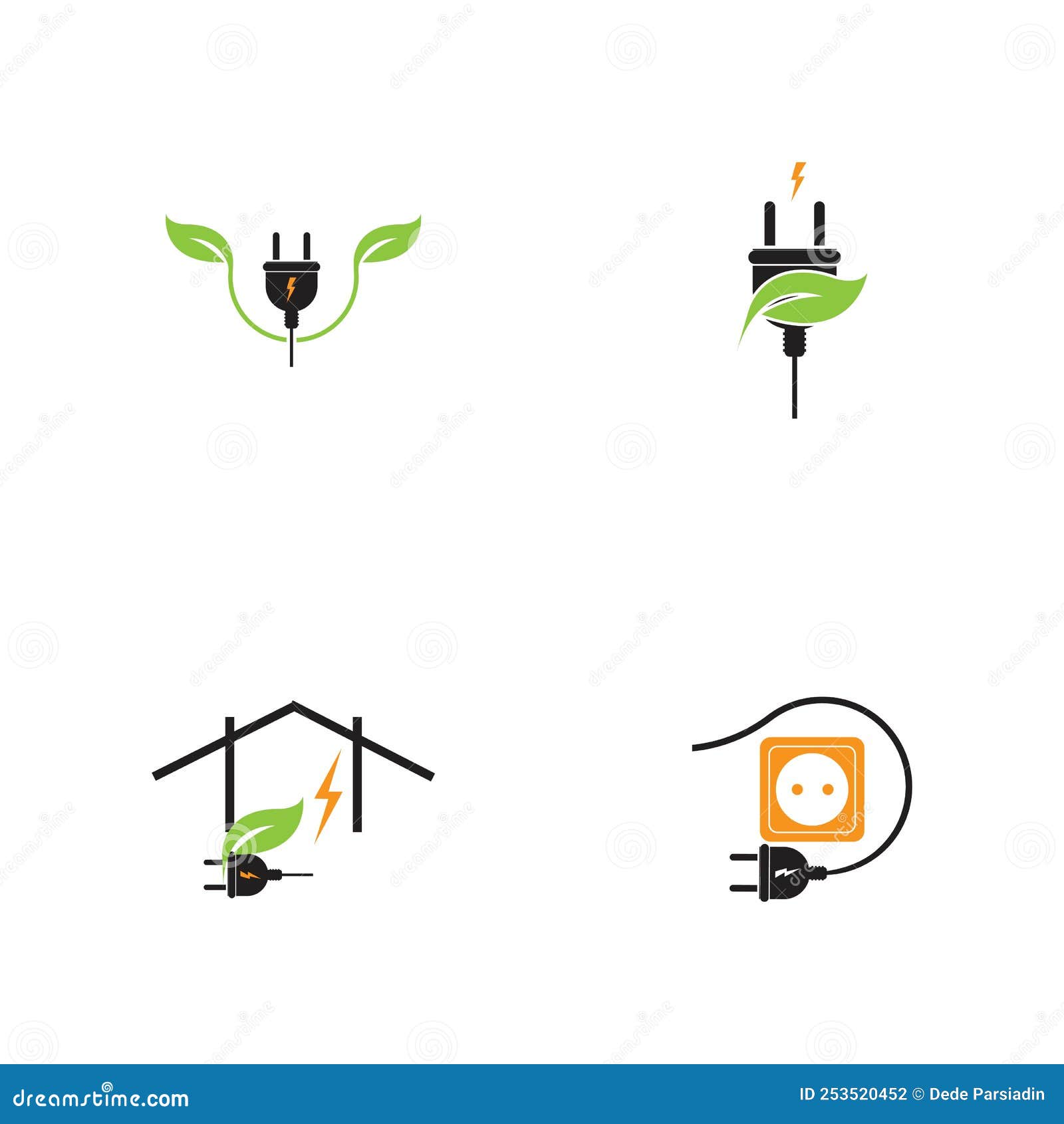 Creative Electrical Plug Logo Concept Vector Design Stock Vector ...