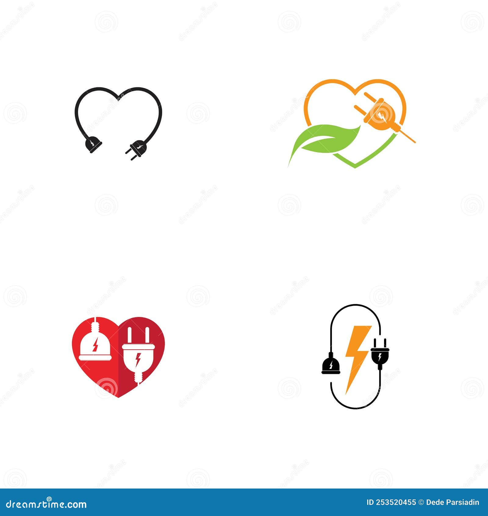 Creative Electrical Plug Logo Concept Vector Design Stock Vector ...