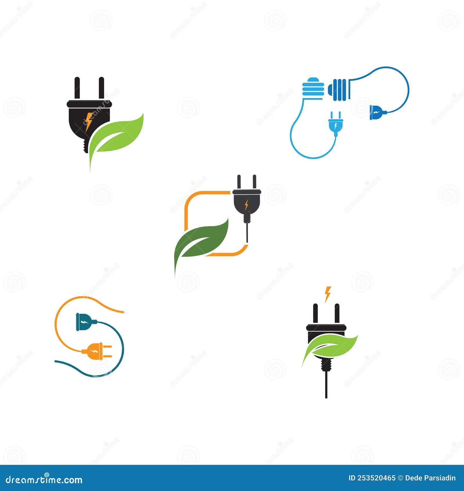 Creative Electrical Plug Logo Concept Vector Design Stock Vector ...
