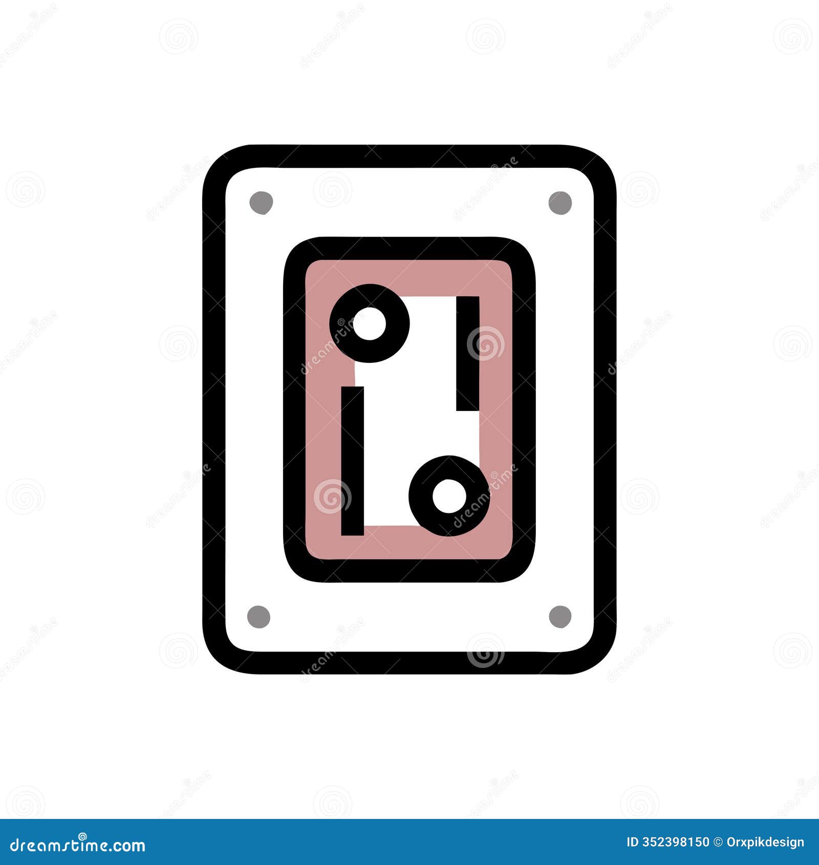 Creative Electrical Switch Illustration for User Control Stock Vector ...