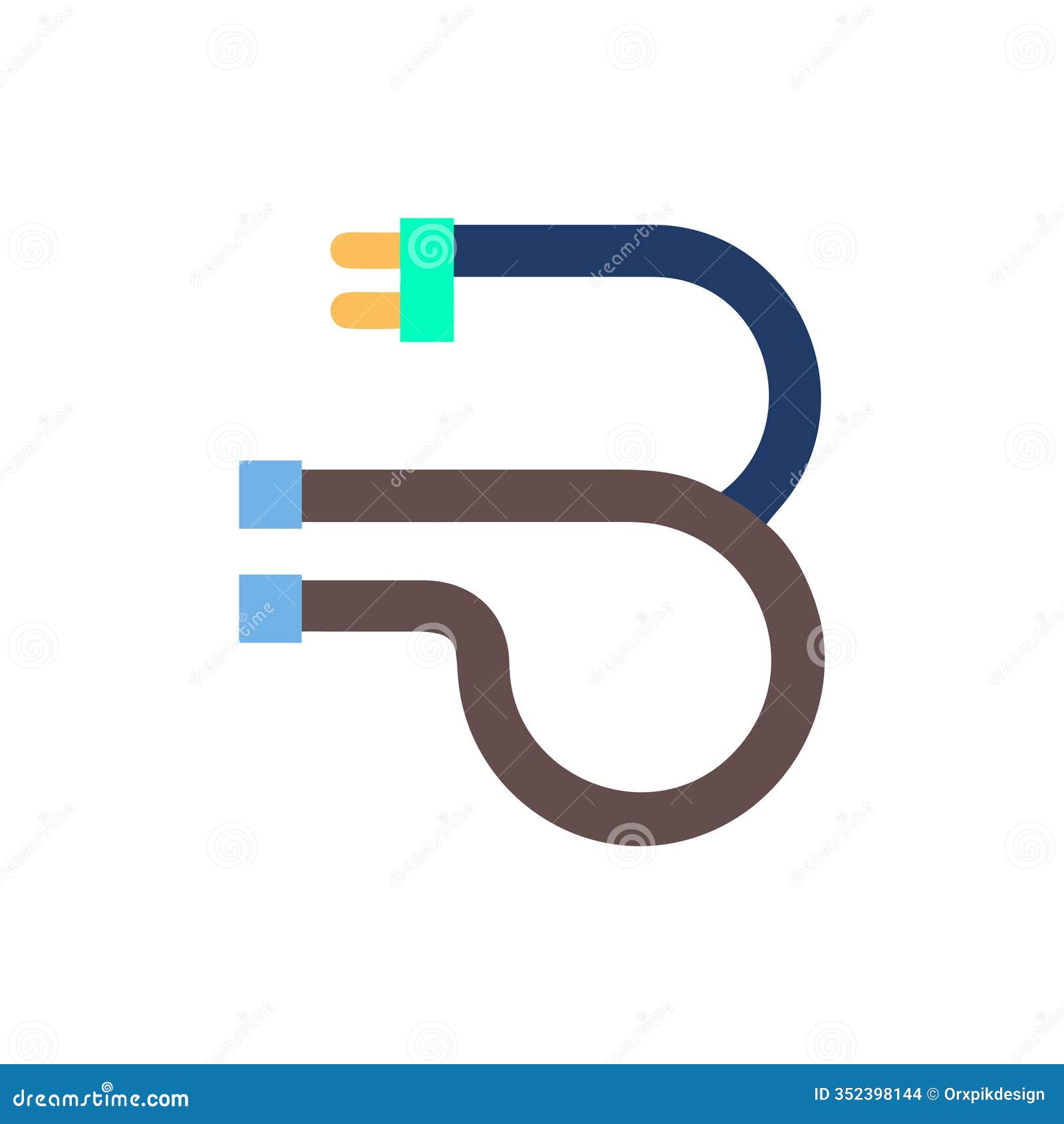 Creative Electrical Wire Illustration for Project Applications Stock ...