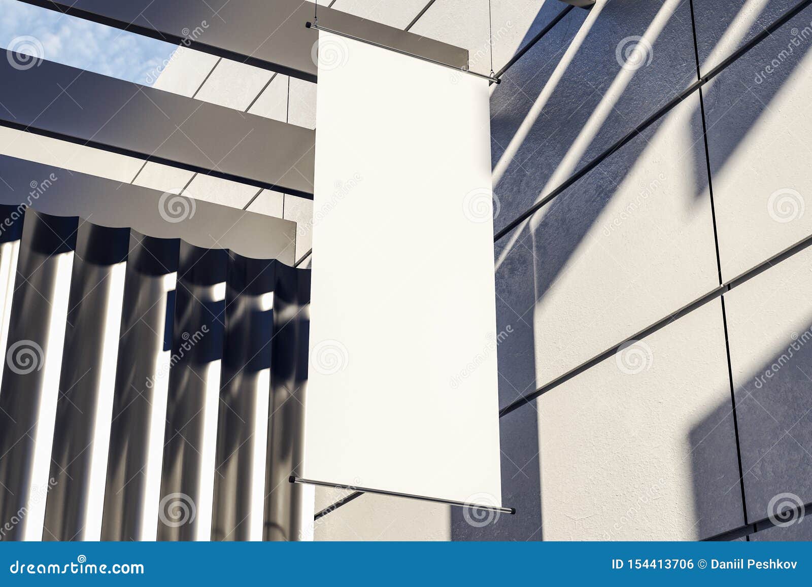 Creative empty banner stock illustration. Illustration of information ...