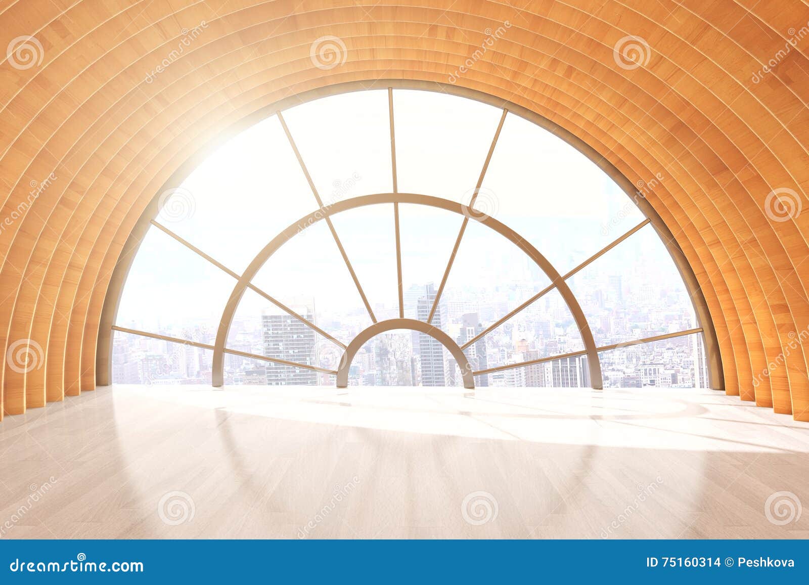 Creative empty interior stock illustration. Illustration of creative ...
