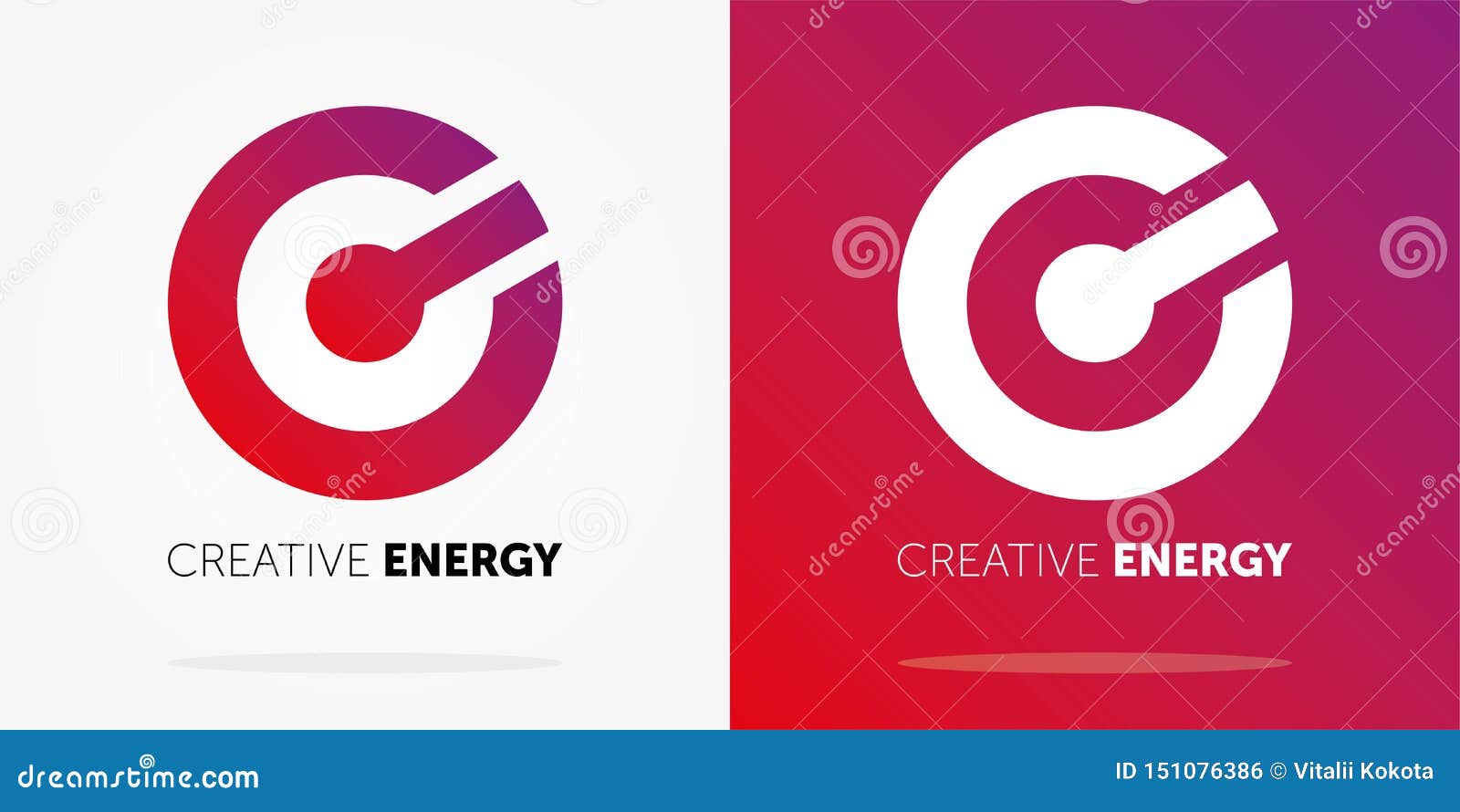 Creative Energy Dynamic Logo with Gradient. Abstract Logo Design Stock ...