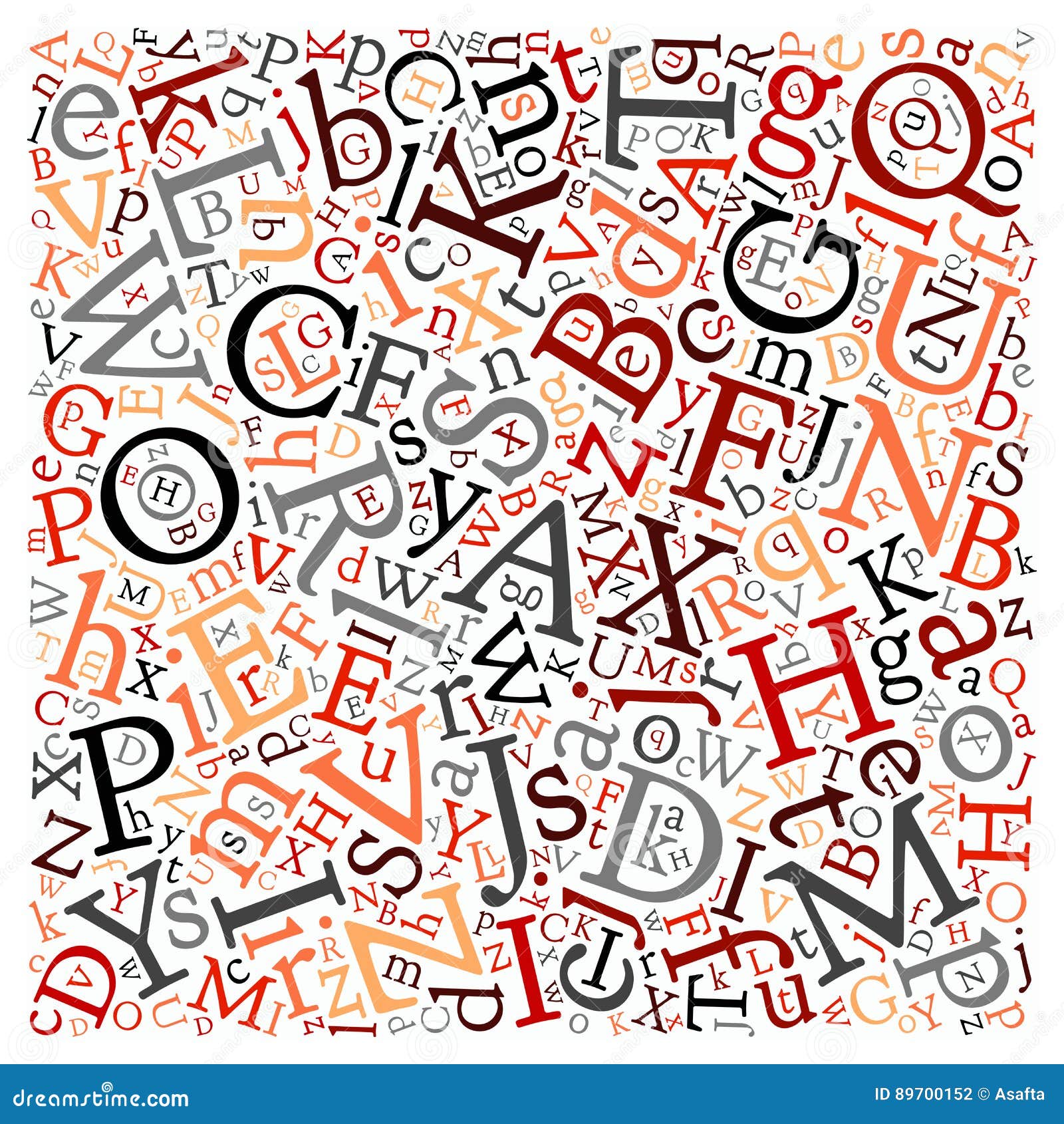 Creative English Alphabet Texture Background Stock Illustration ...