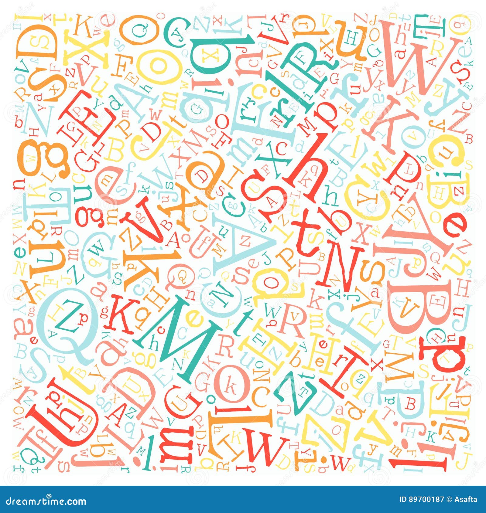 Creative English Alphabet Texture Background Stock Illustration ...