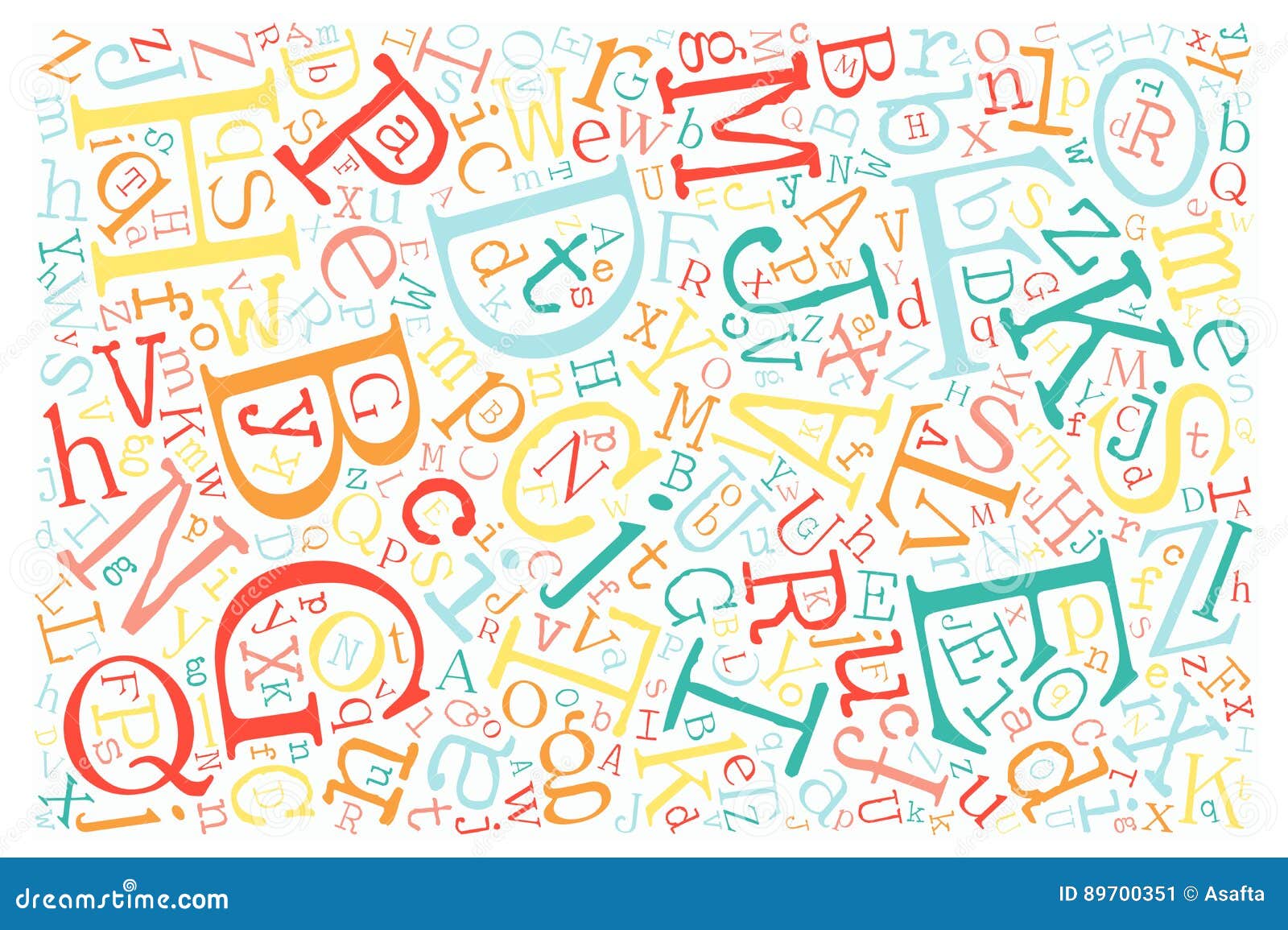 Creative English Alphabet Texture Background Stock Illustration ...