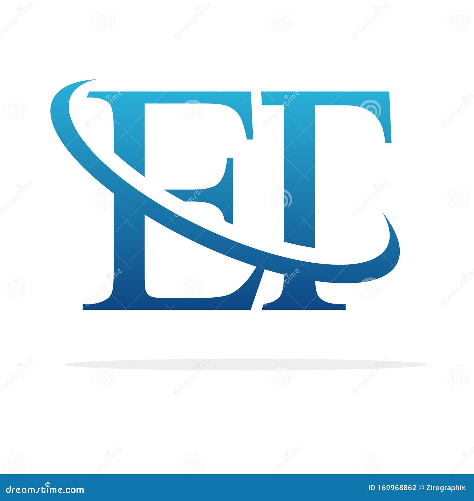 Creative ET Logo Icon Design Stock Vector - Illustration of concept ...
