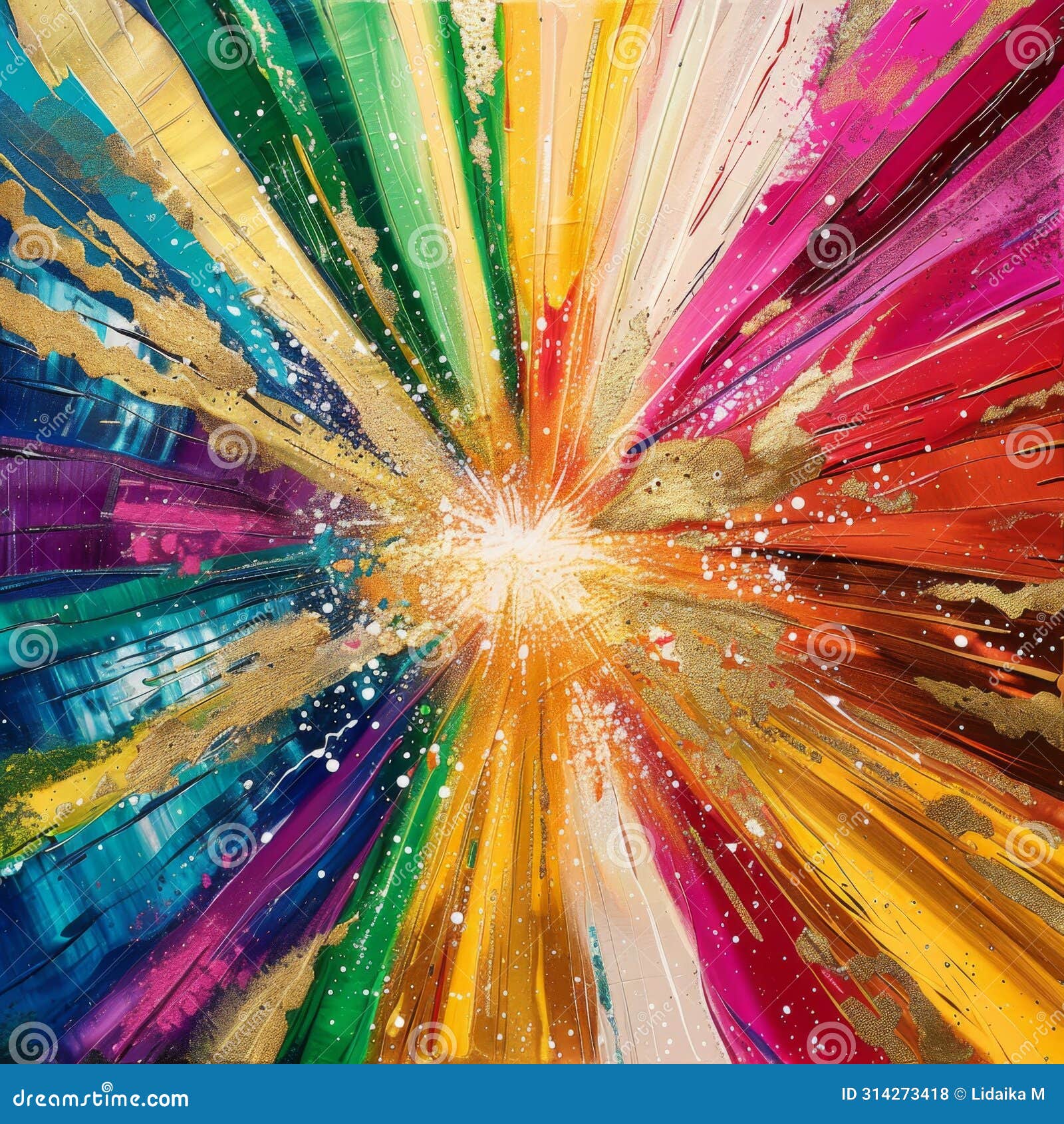 Creative Explosion: the Genesis of Inspiration Stock Photo - Image of ...