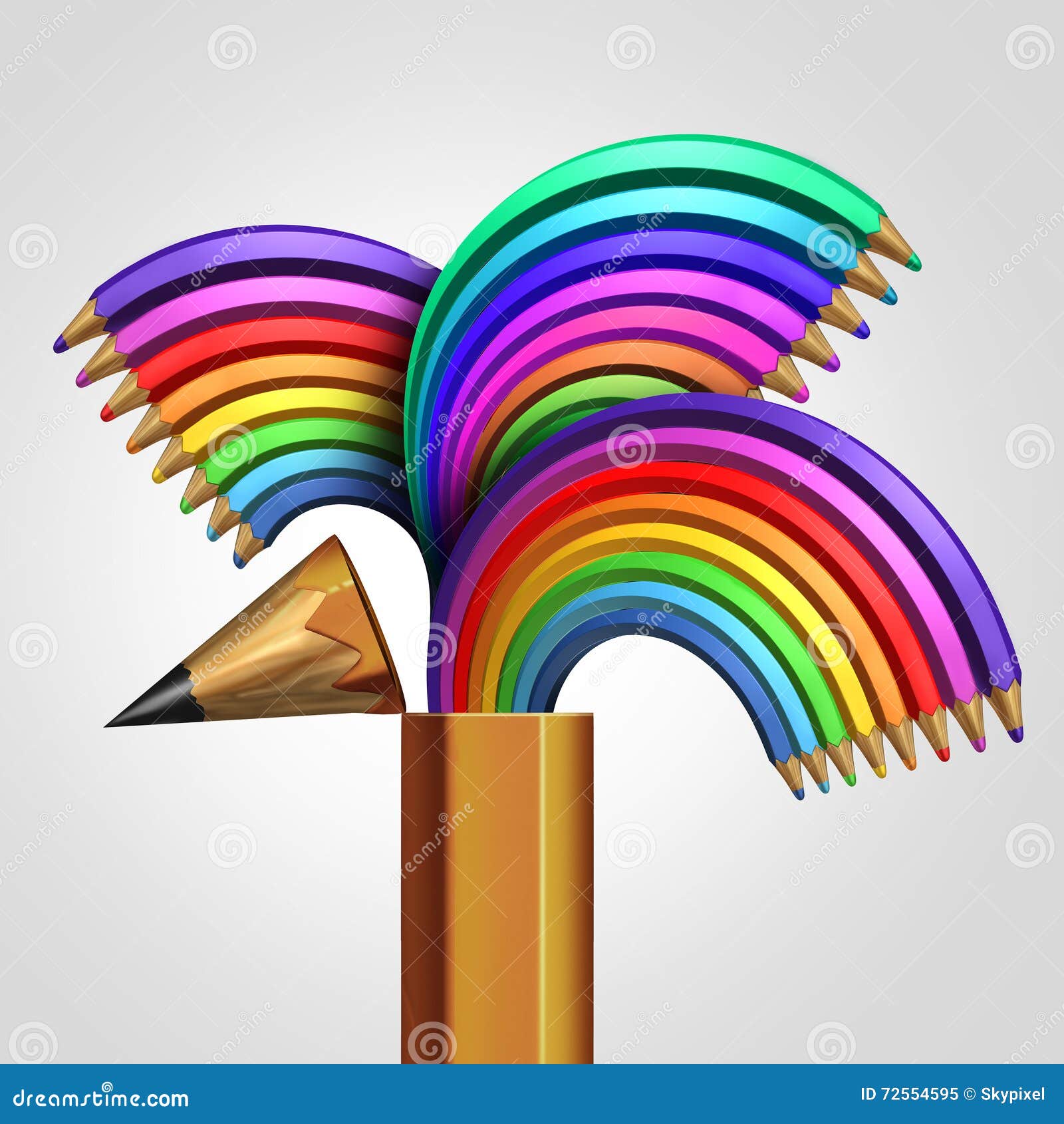 Creative Expression stock illustration. Illustration of communication ...