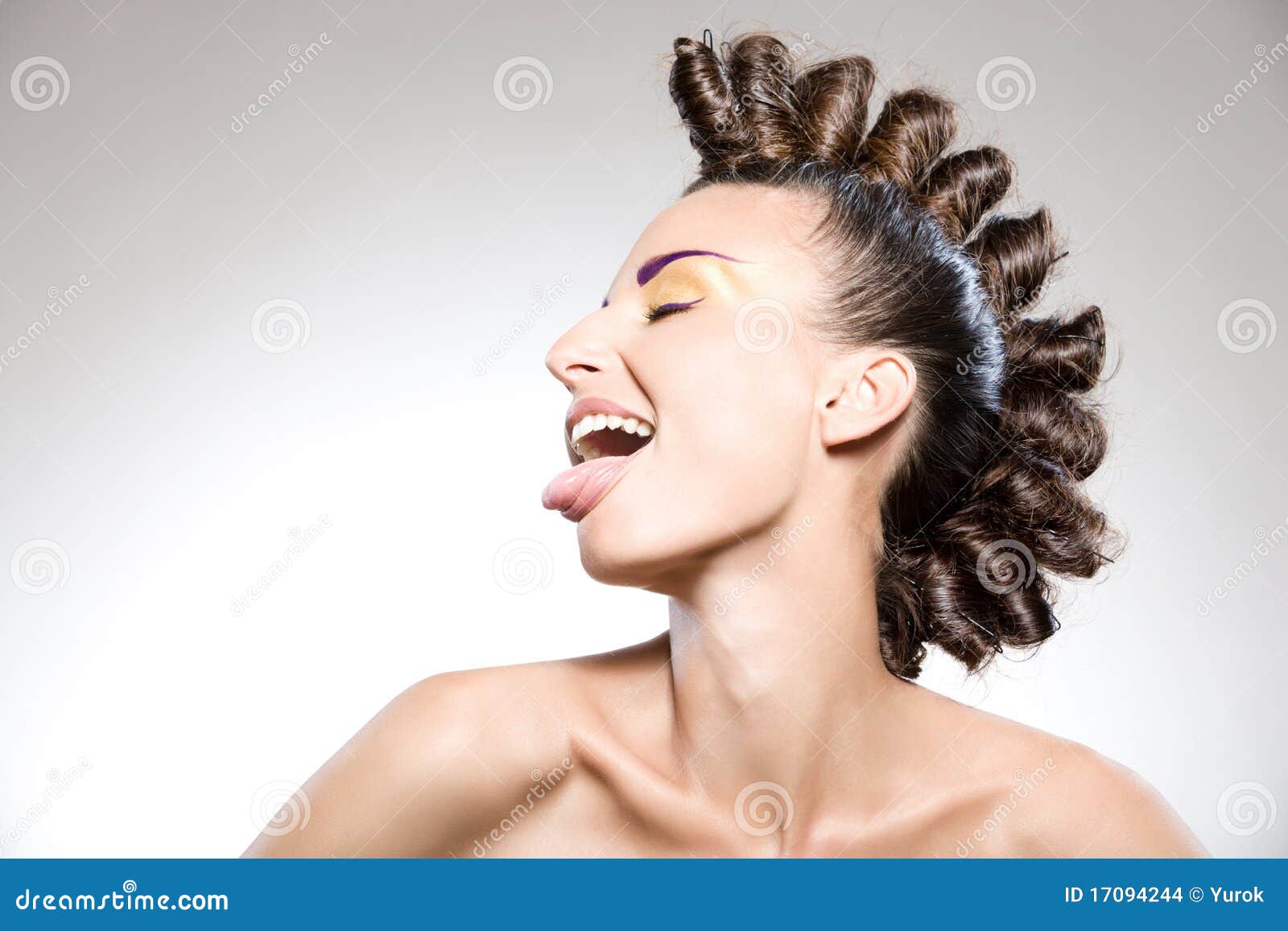 Creative expressions stock photo. Image of hairstyle - 17094244