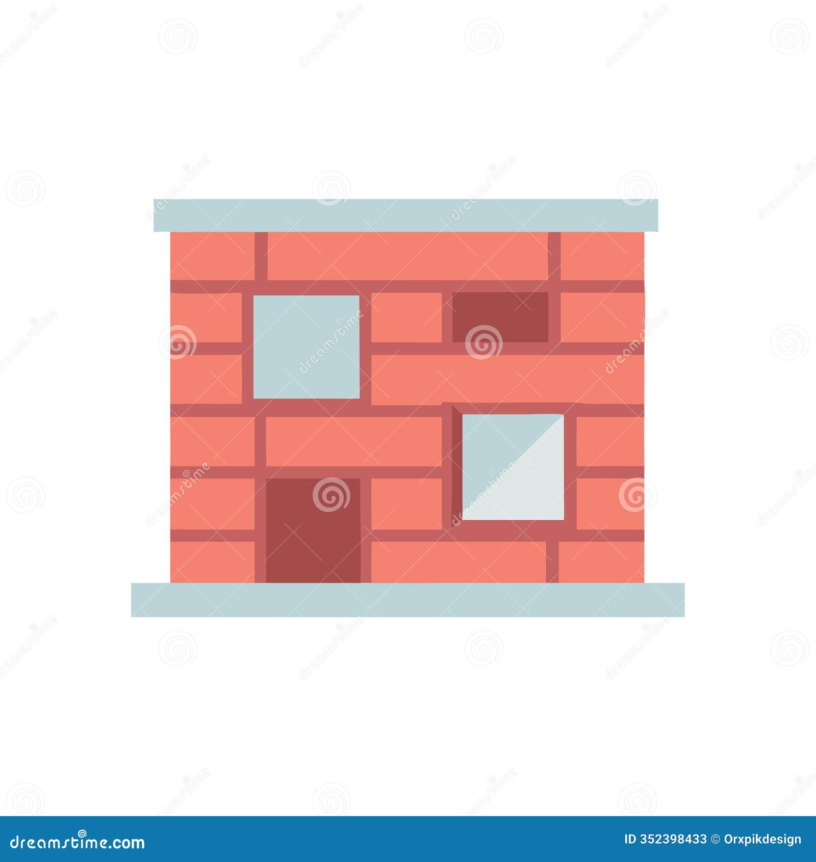 Creative Exterior Wall Illustration for Building Design Stock ...