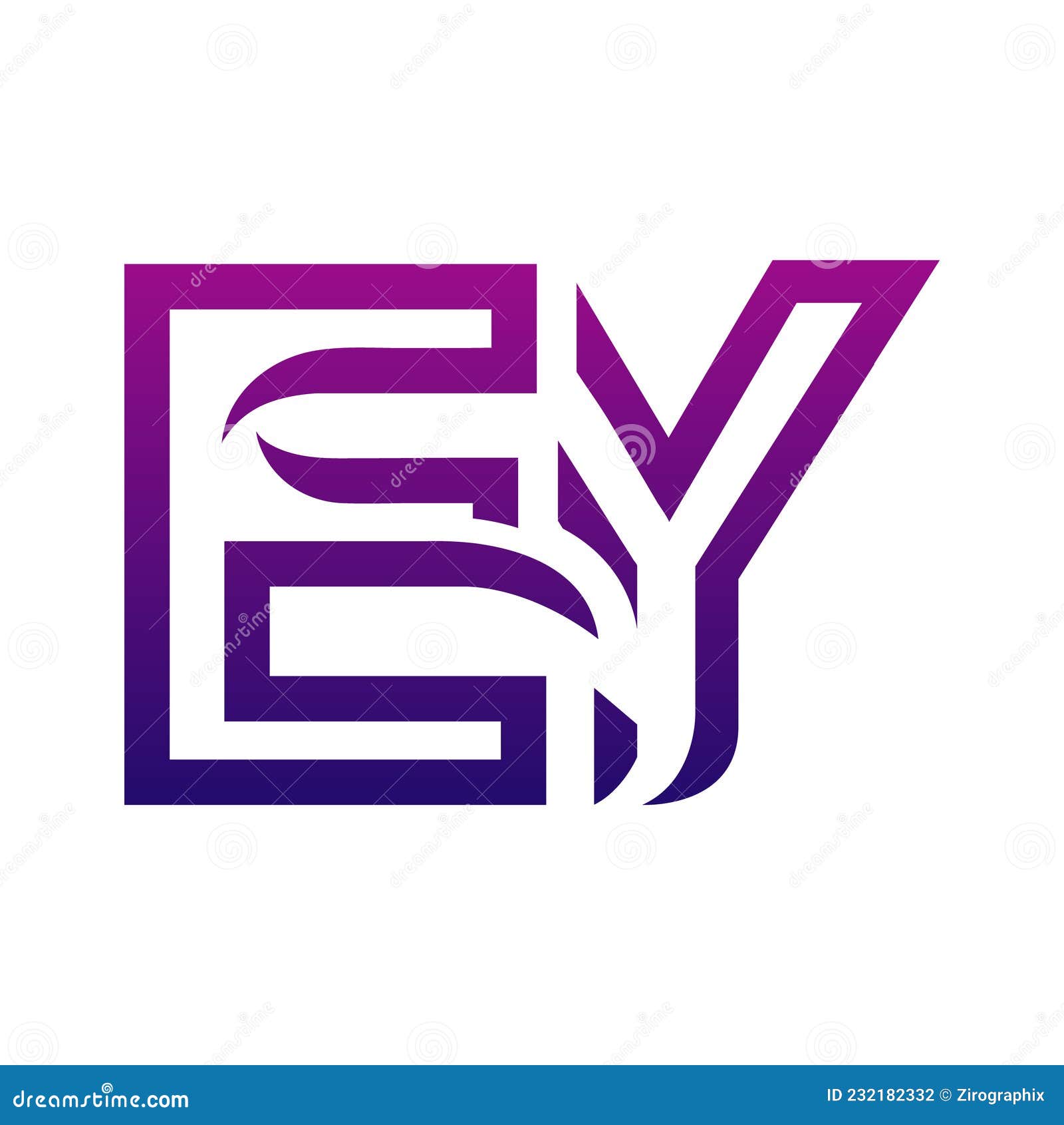 Creative EY Logo Icon Design Stock Vector - Illustration of money ...