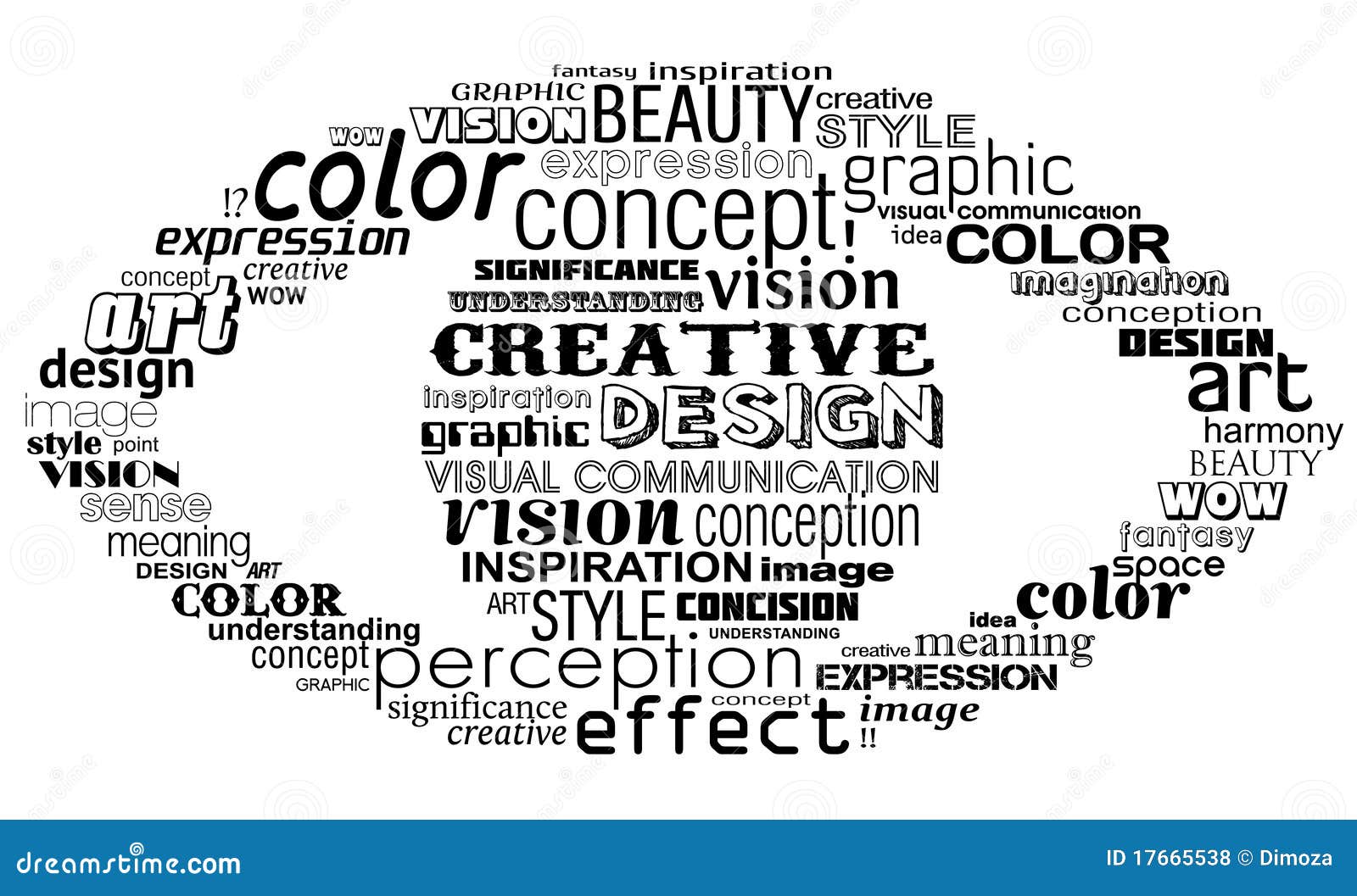 Creative eye stock vector. Illustration of fantasy, conception - 17665538