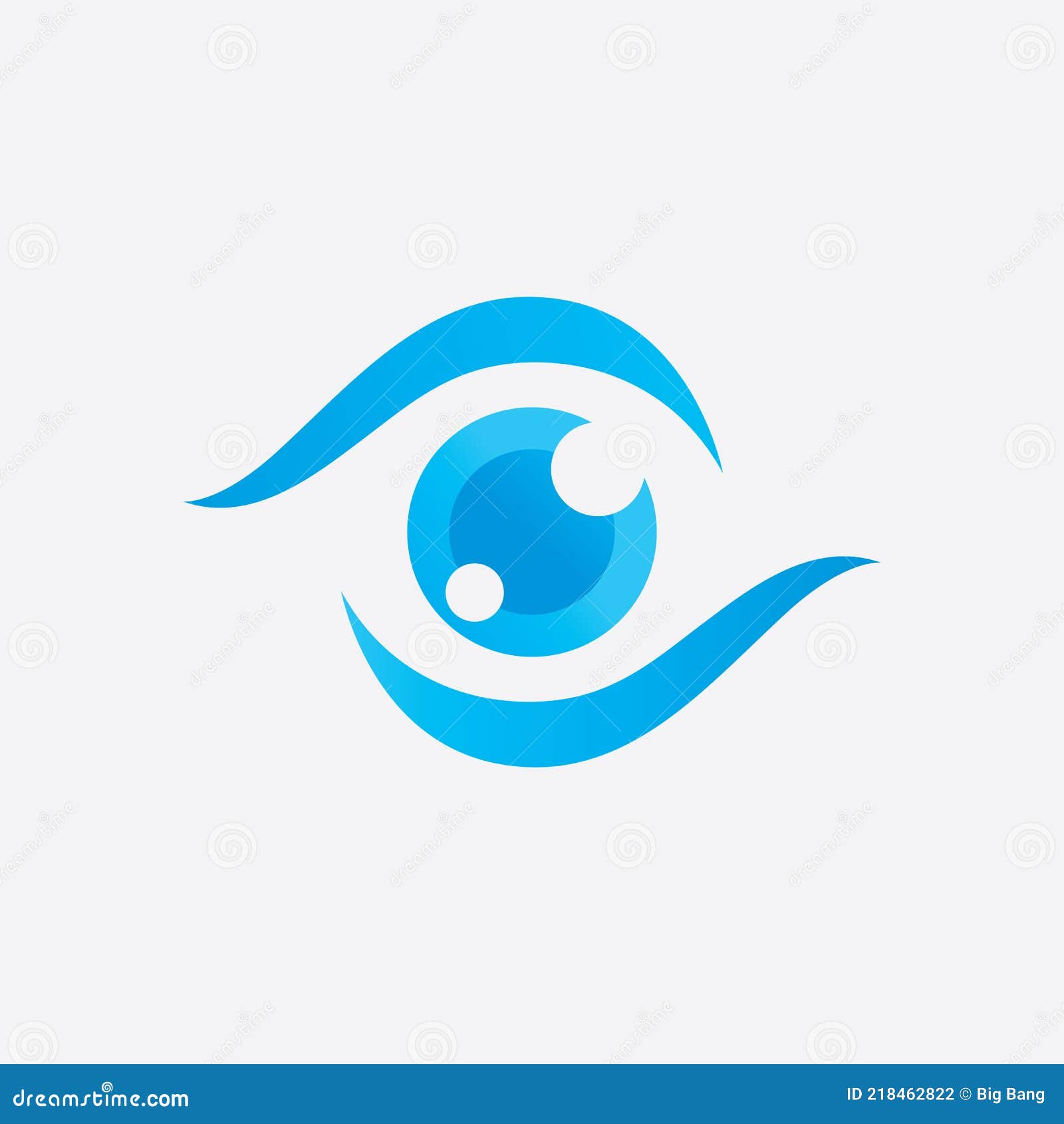 Creative Eye Care Logo Design Template Stock Vector - Illustration of ...